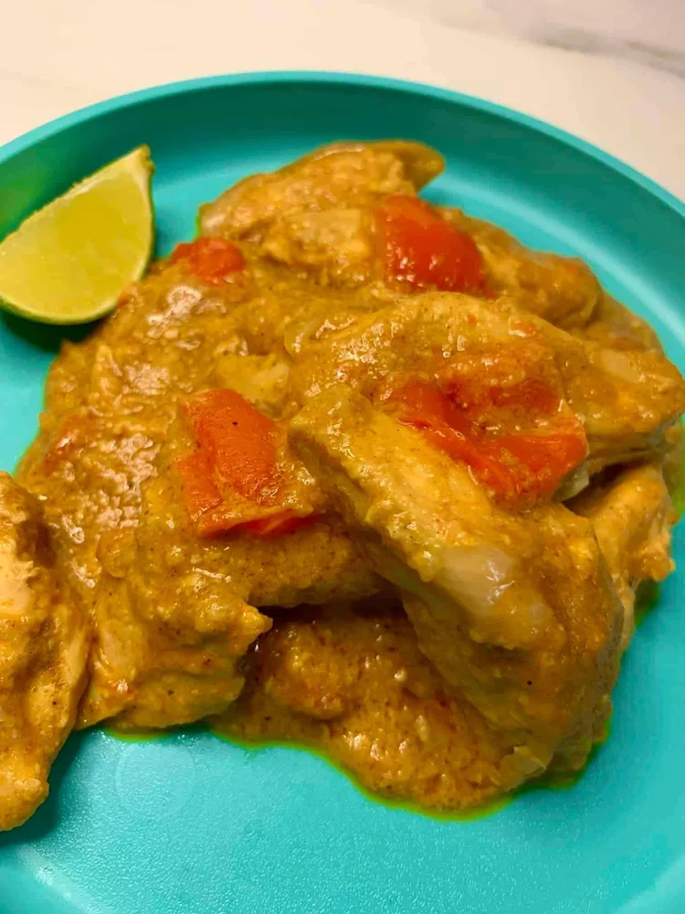 Chicken Satay Slow Cooker | BLW and Toddler Recipe