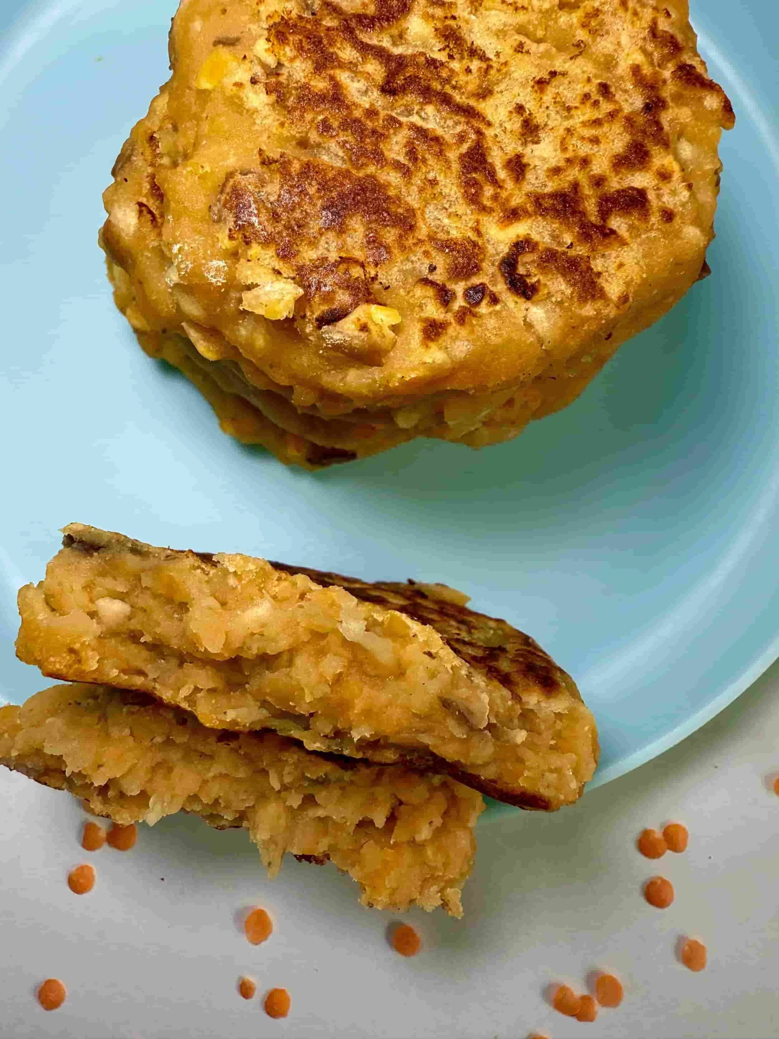 Red Lentil Patty | Baby Led Weaning & Toddler Recipe