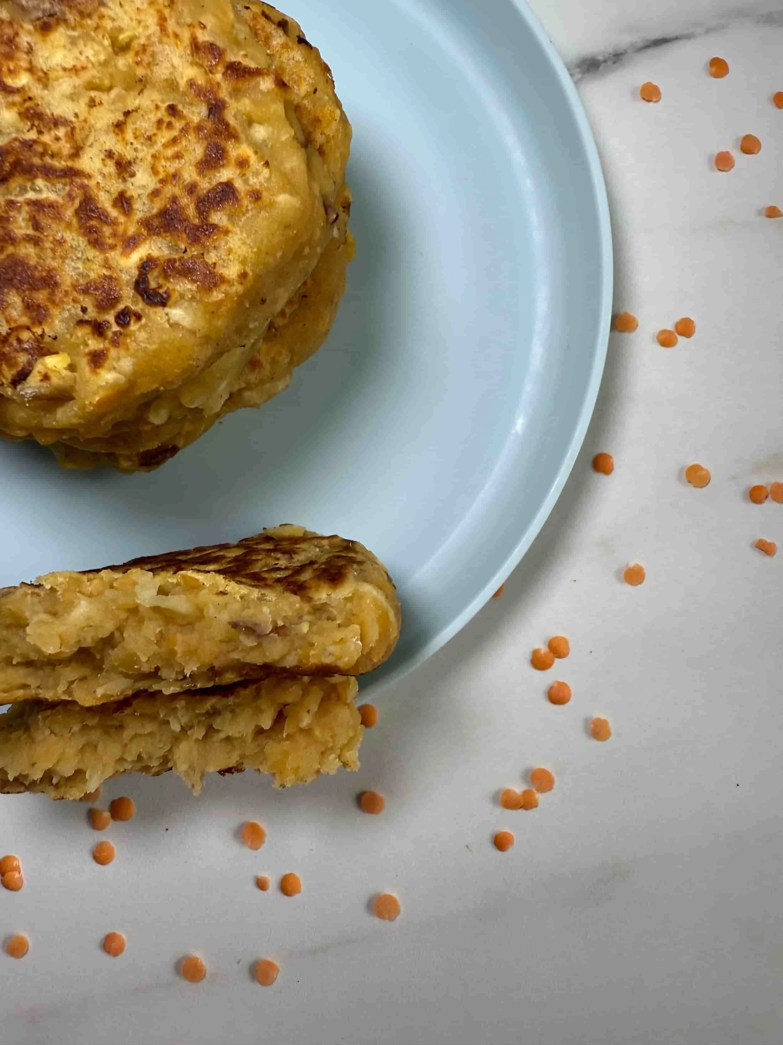 Red Lentil Patty | Baby Led Weaning & Toddler Recipe