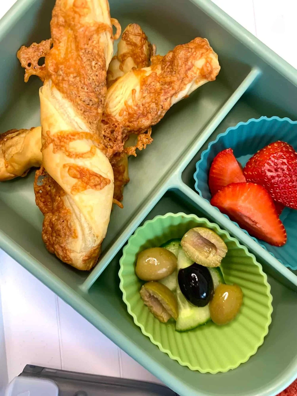 Peanut & Cheese Twisted Bento Box | BLW & Toddler Recipe