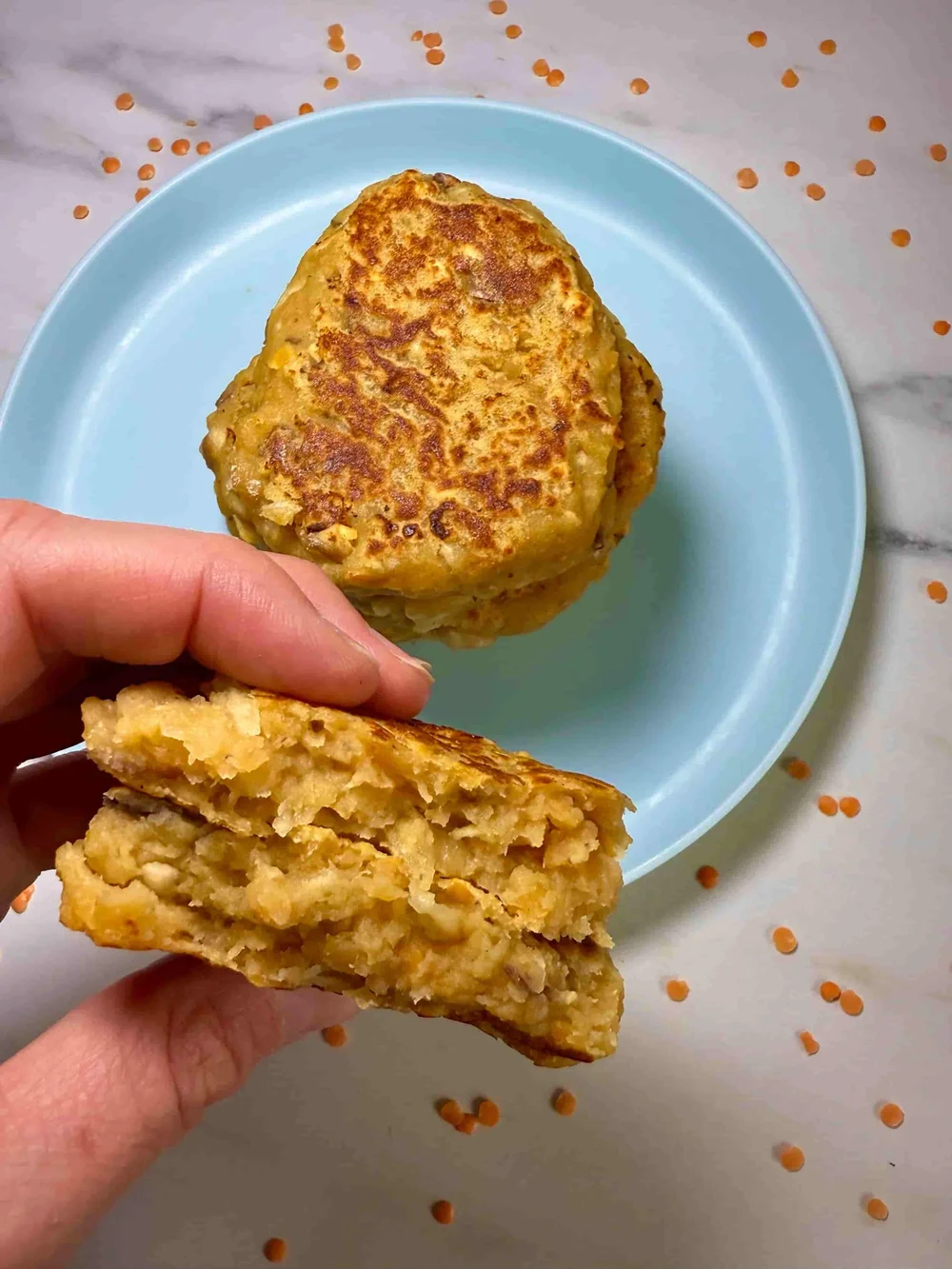 Red Lentil Patty | Baby Led Weaning & Toddler Recipe