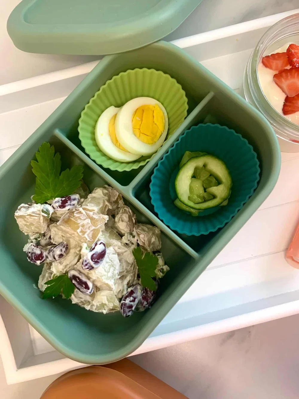 Potato Salad Bento Box | Baby-led Weaning & Toddler Recipe