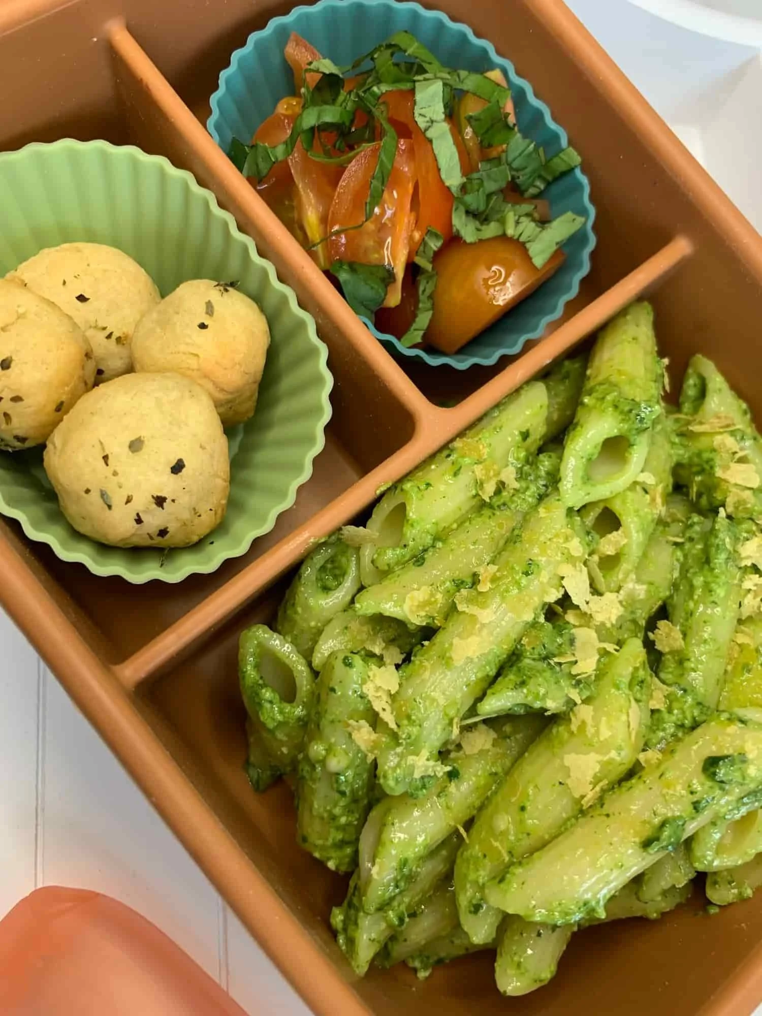 Pesto Pasta Bento Box | Baby-led Weaning & Toddler Recipe