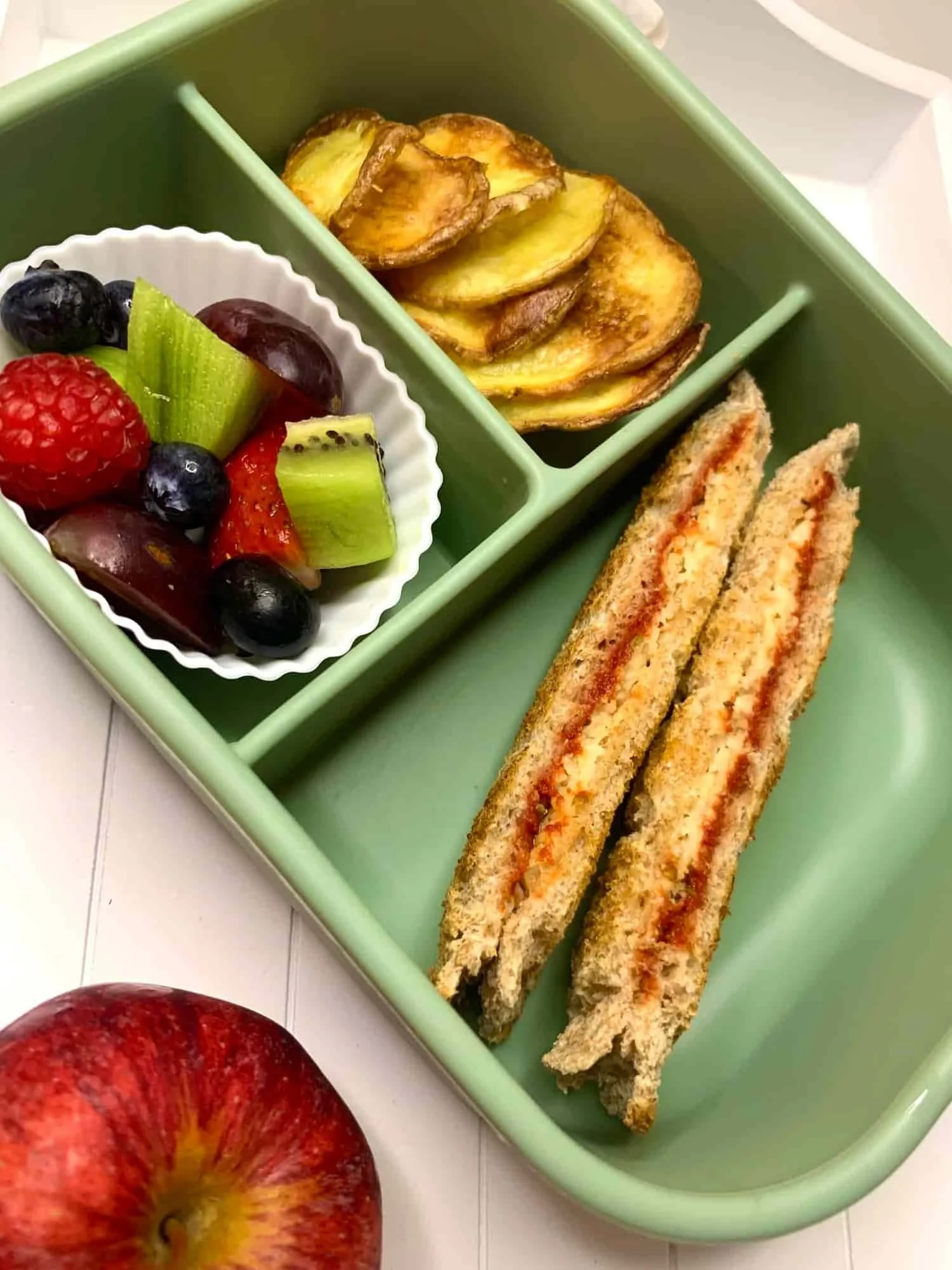 Pizza Toastie Bento Box | Baby-led Weaning & Toddler Recipe