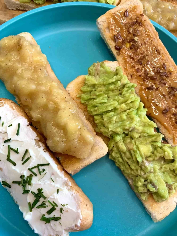 Toast Toppings 4 Ways | Baby Led Weaning and Toddler Recipes