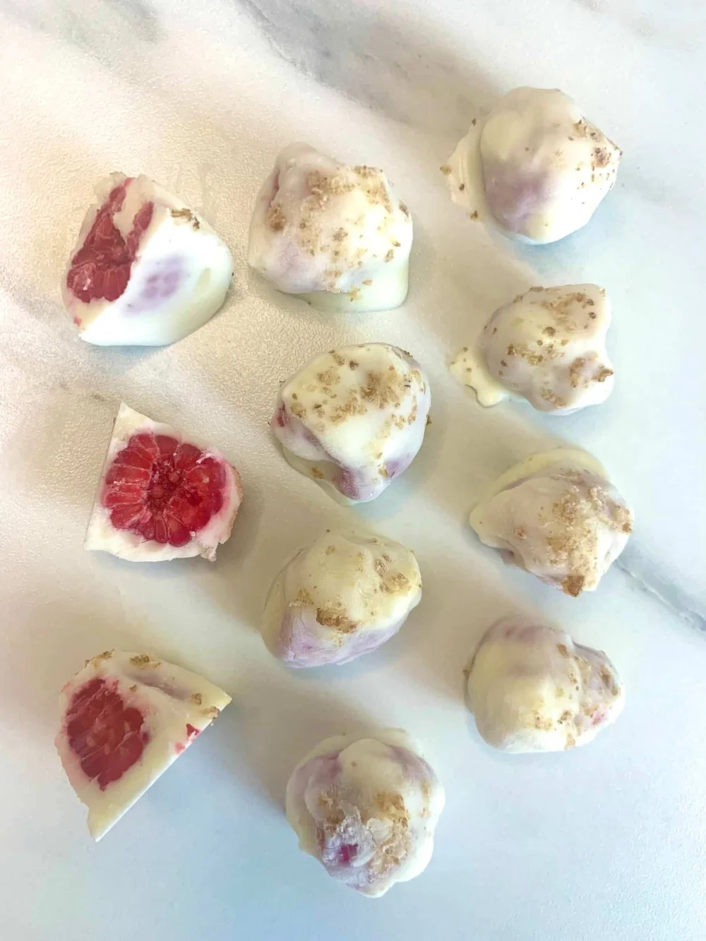 Raspberry Cheesecake Bites | BLW and Toddler Recipe