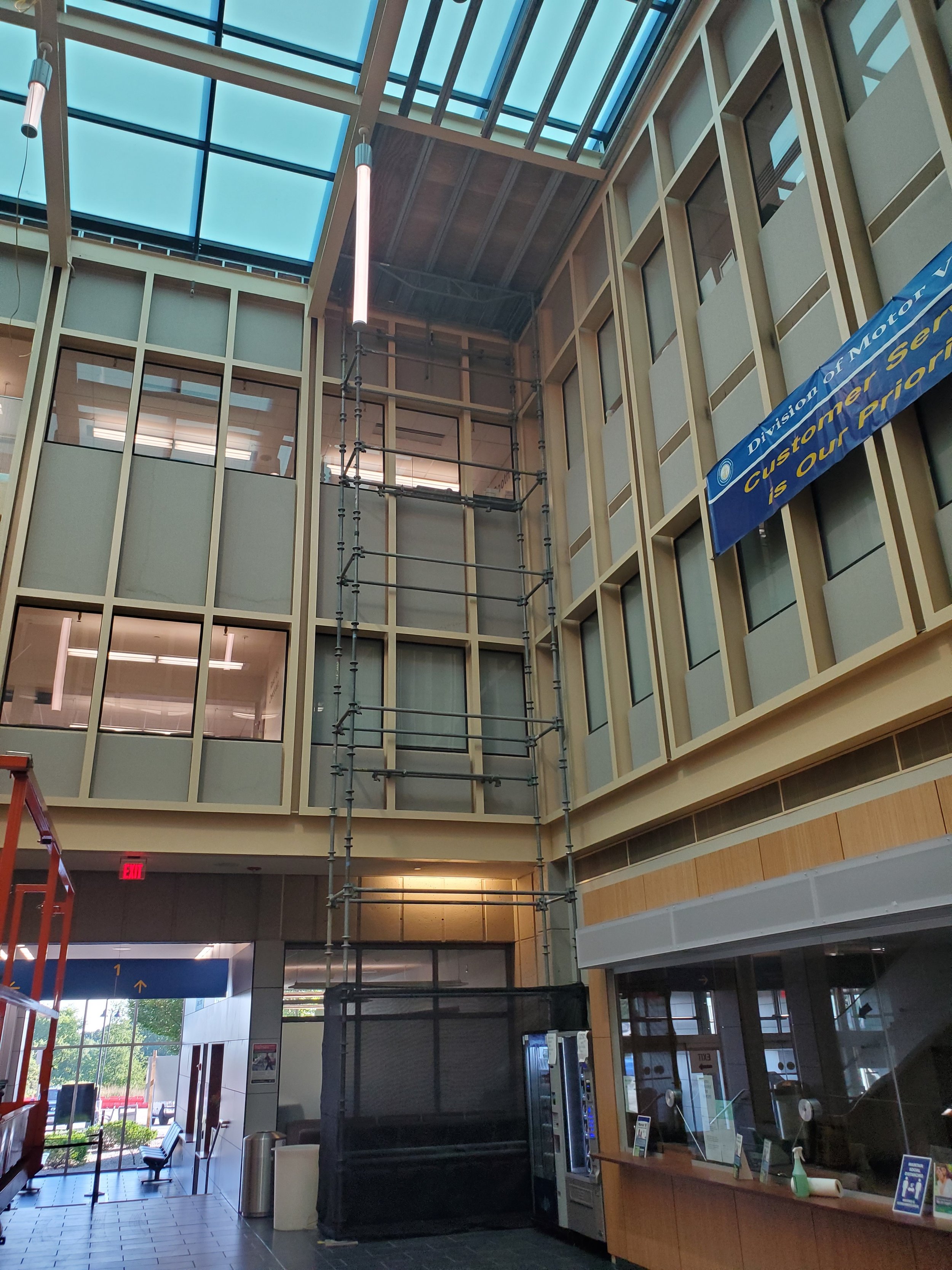RI DMV Roof and Skylight Replacement — Ahlborg Construction Corporation