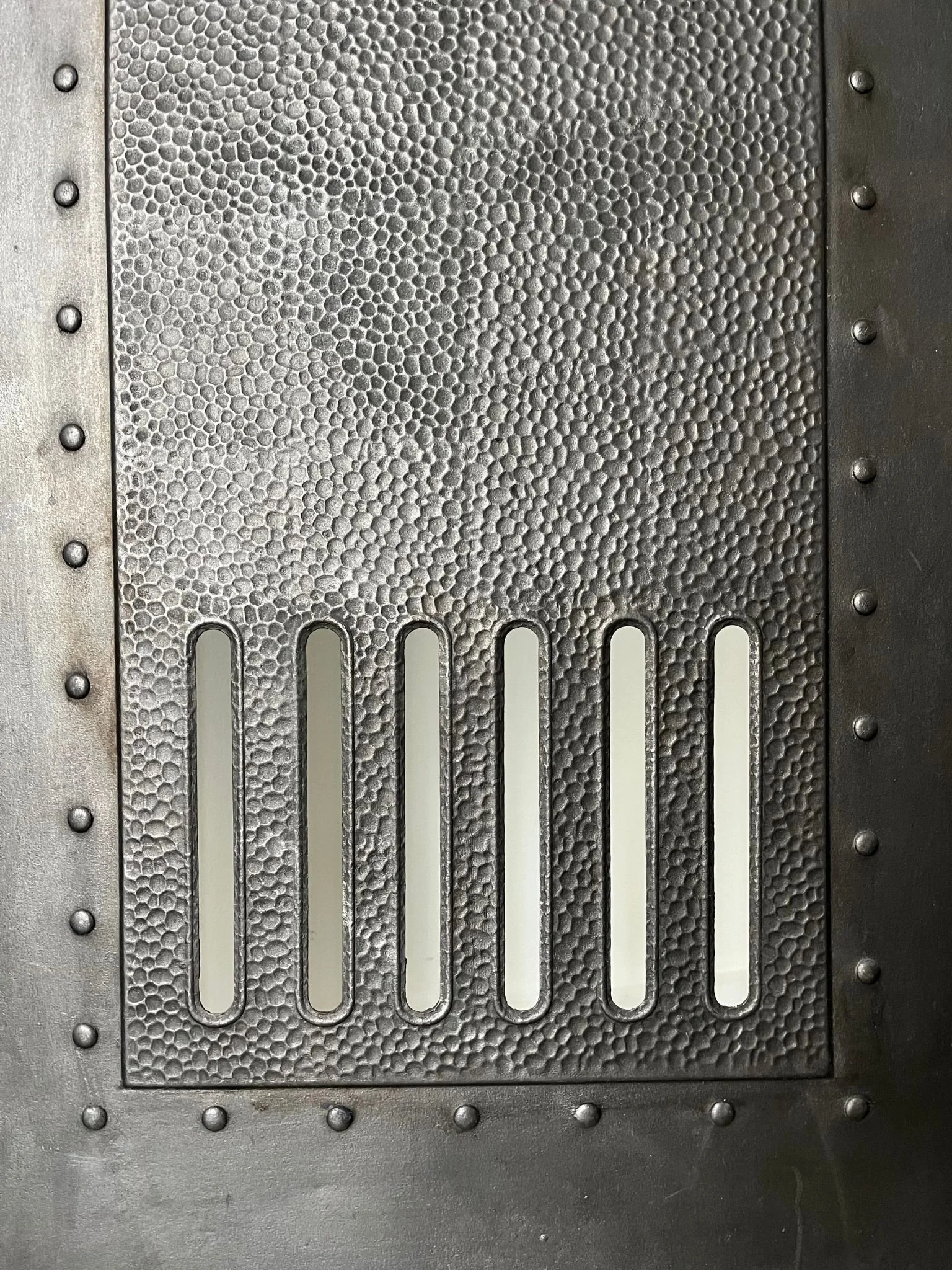 Austrian Secessionist Decorative Metal Three Panel Fire Screen — Bureau ...