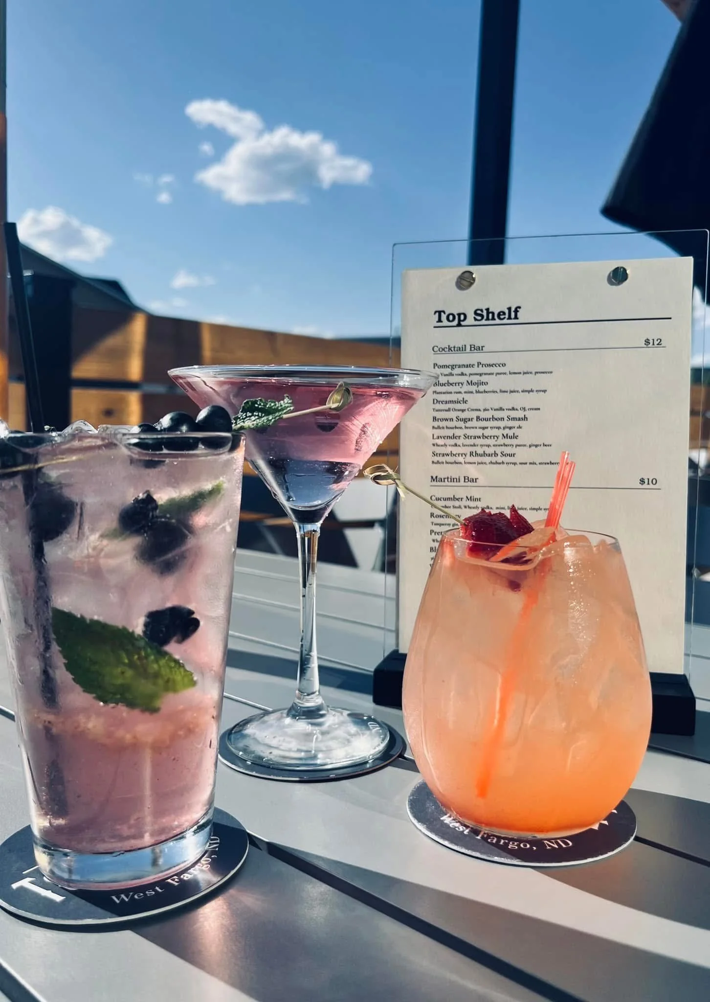 Menus — Top Shelf Tavern