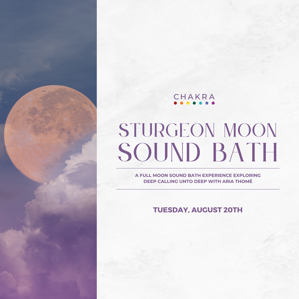Sturgeon Moon Sound Bath: A Full Moon Sound Bath Experience Exploring ...