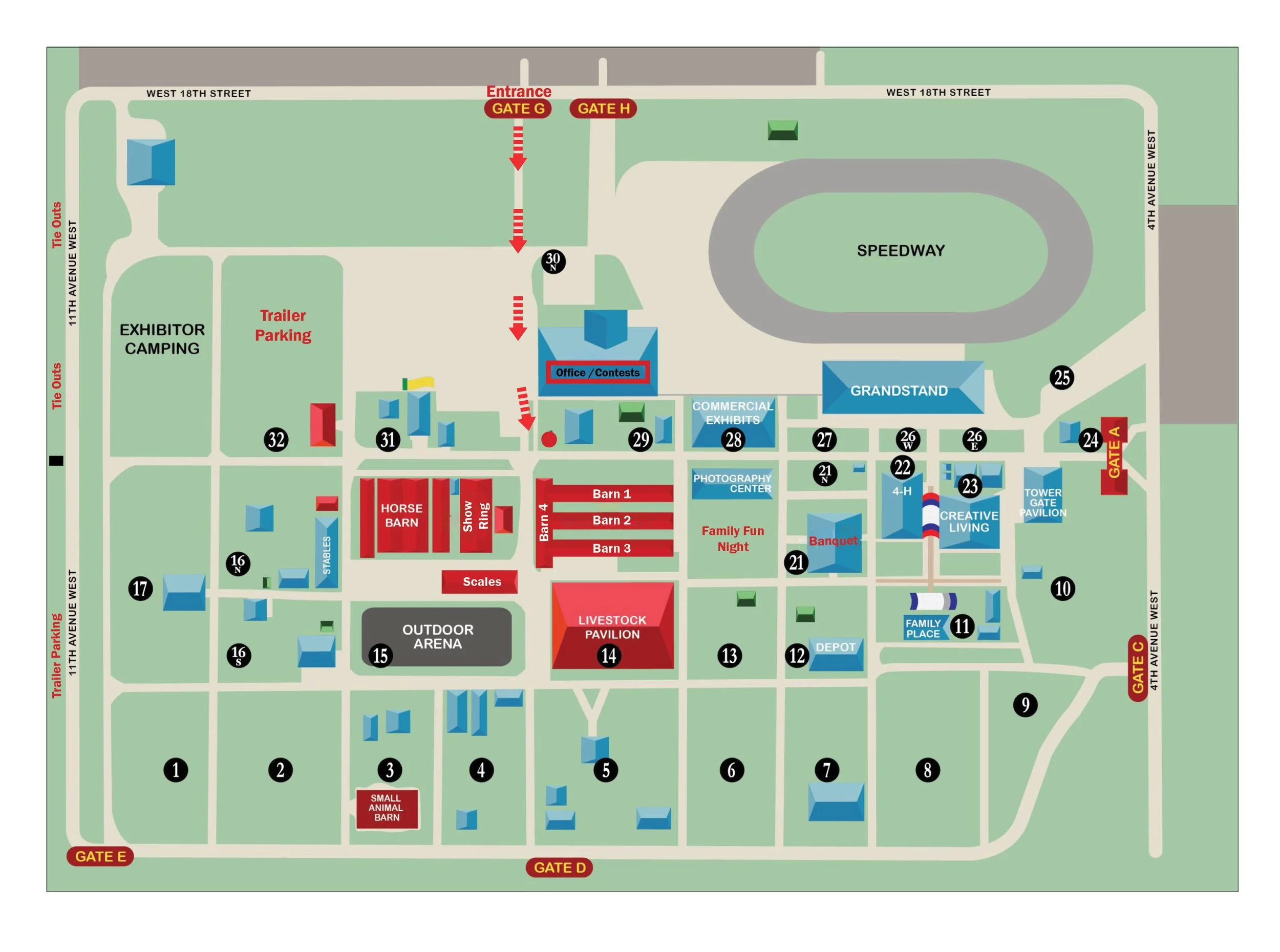 Grounds Map — NAJRAE