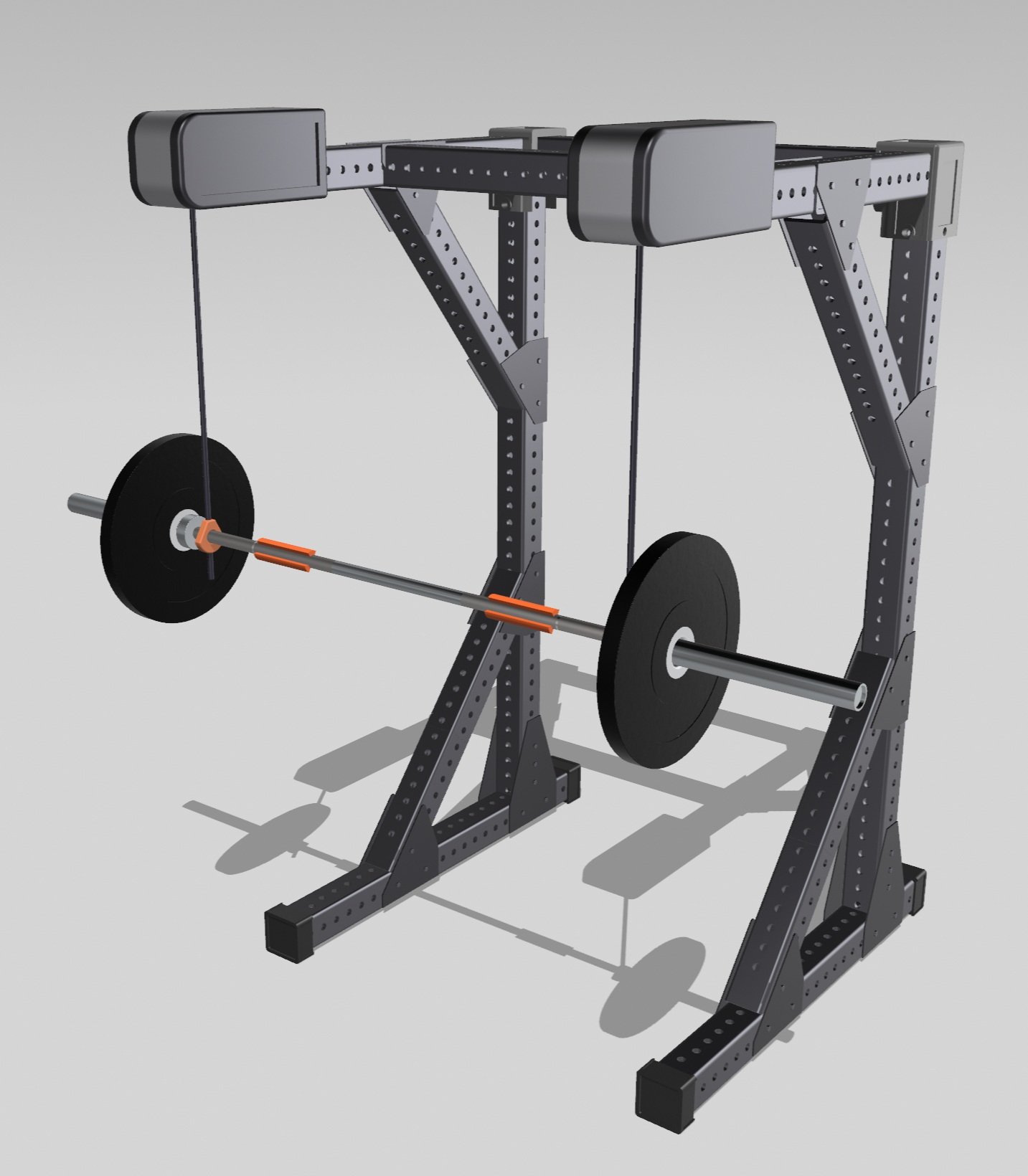 Self-Spotting Weight Rack — MATTHEW SCHMITZ