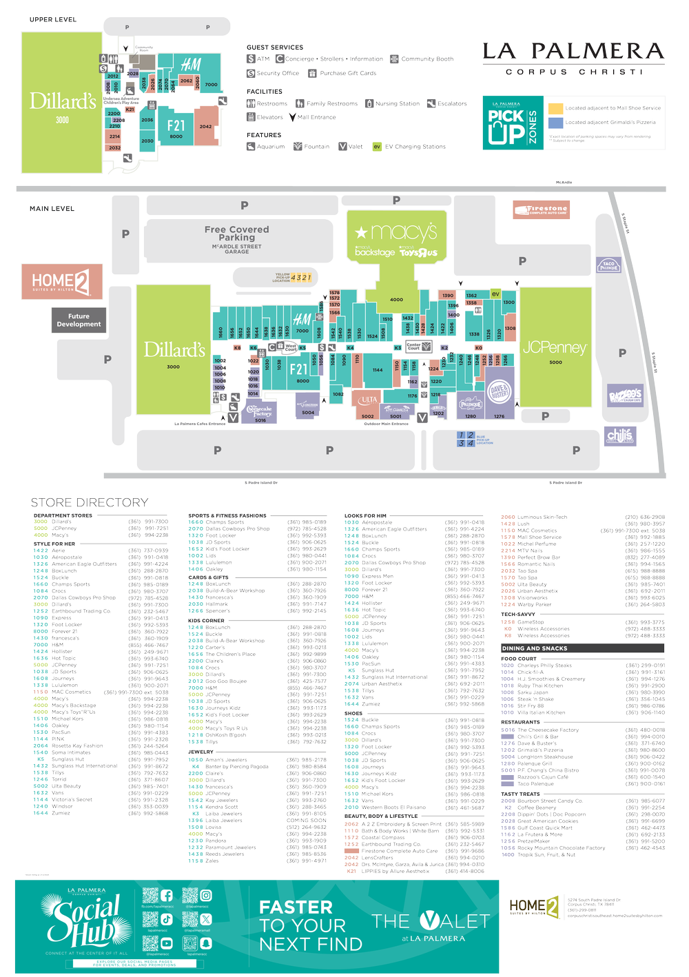 Mall Directory — LaPalmera Mall