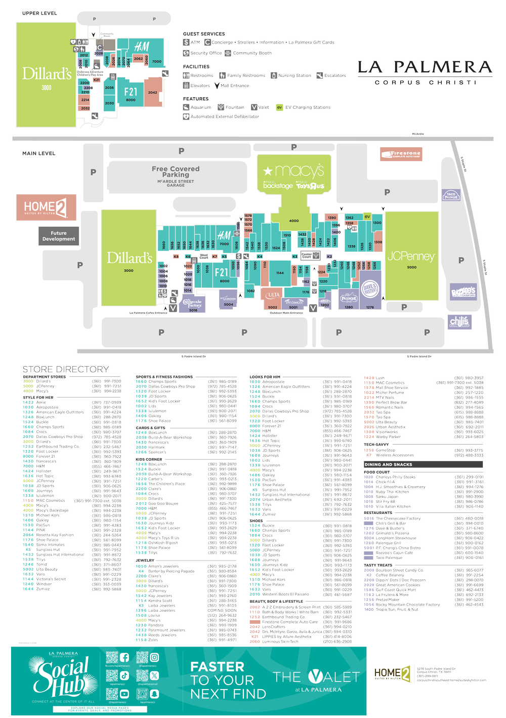 Mall Directory — LaPalmera Mall