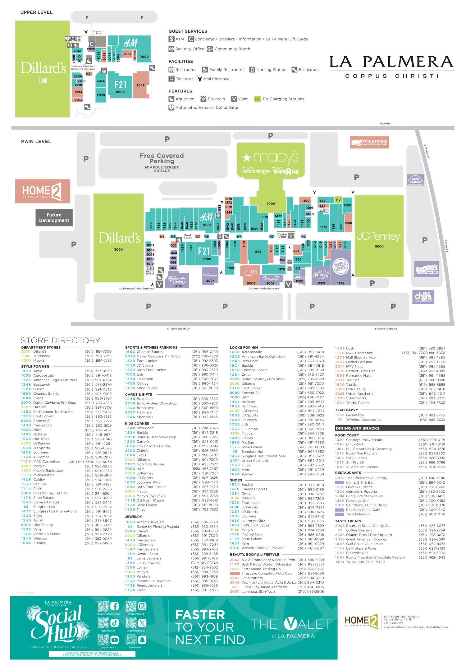 Mall Directory — LaPalmera Mall