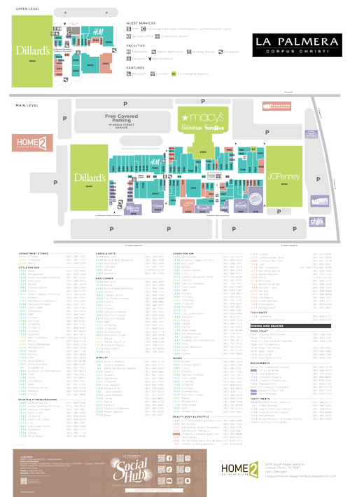 Mall Directory — LaPalmera Mall