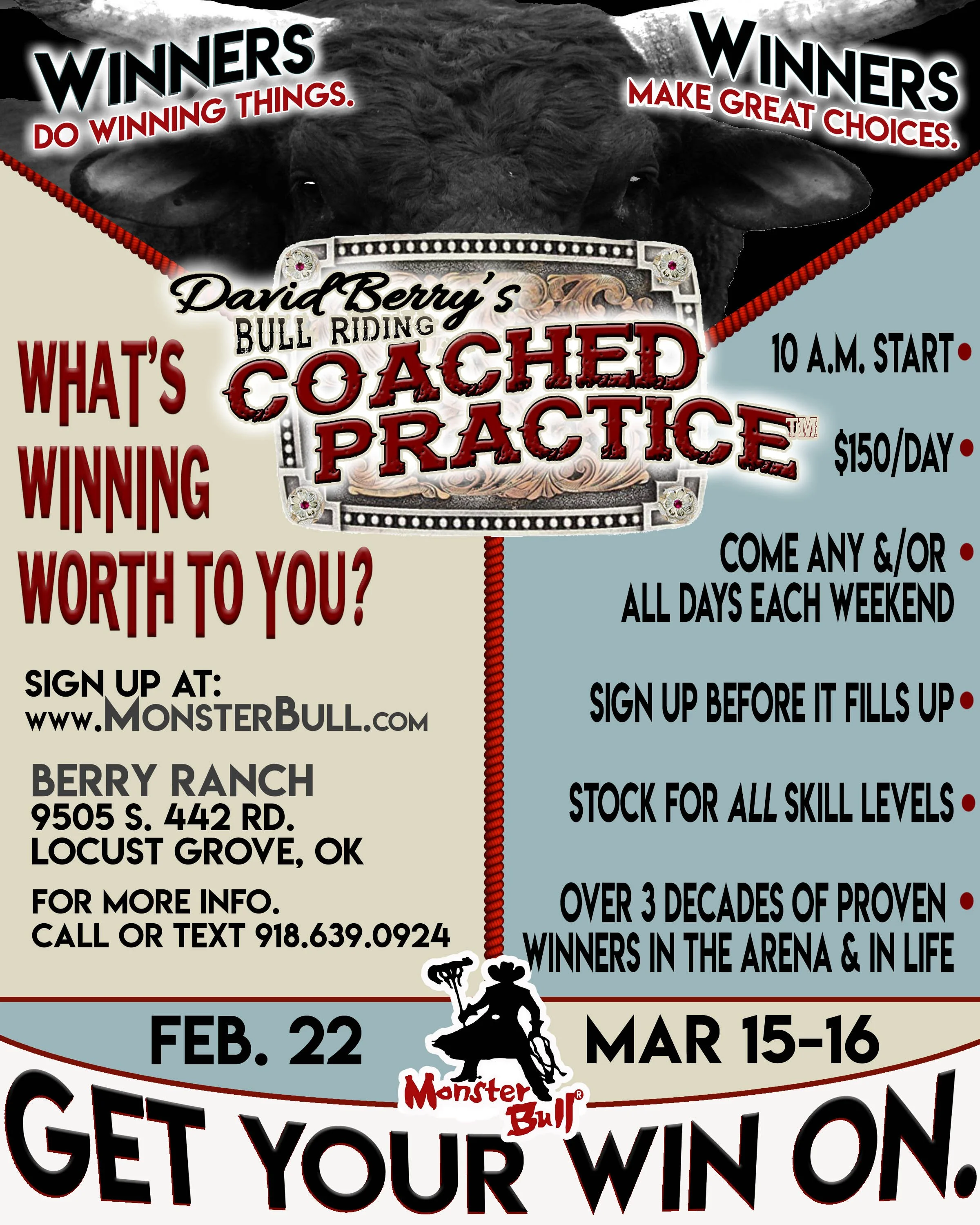 Coached Practice™ — Monster Bull