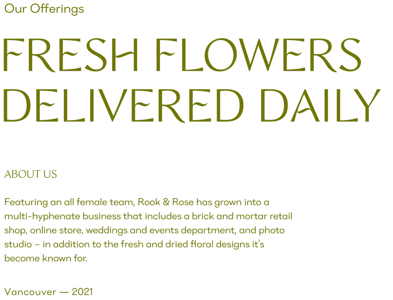 Rook & Rose — ilovecreatives Studio