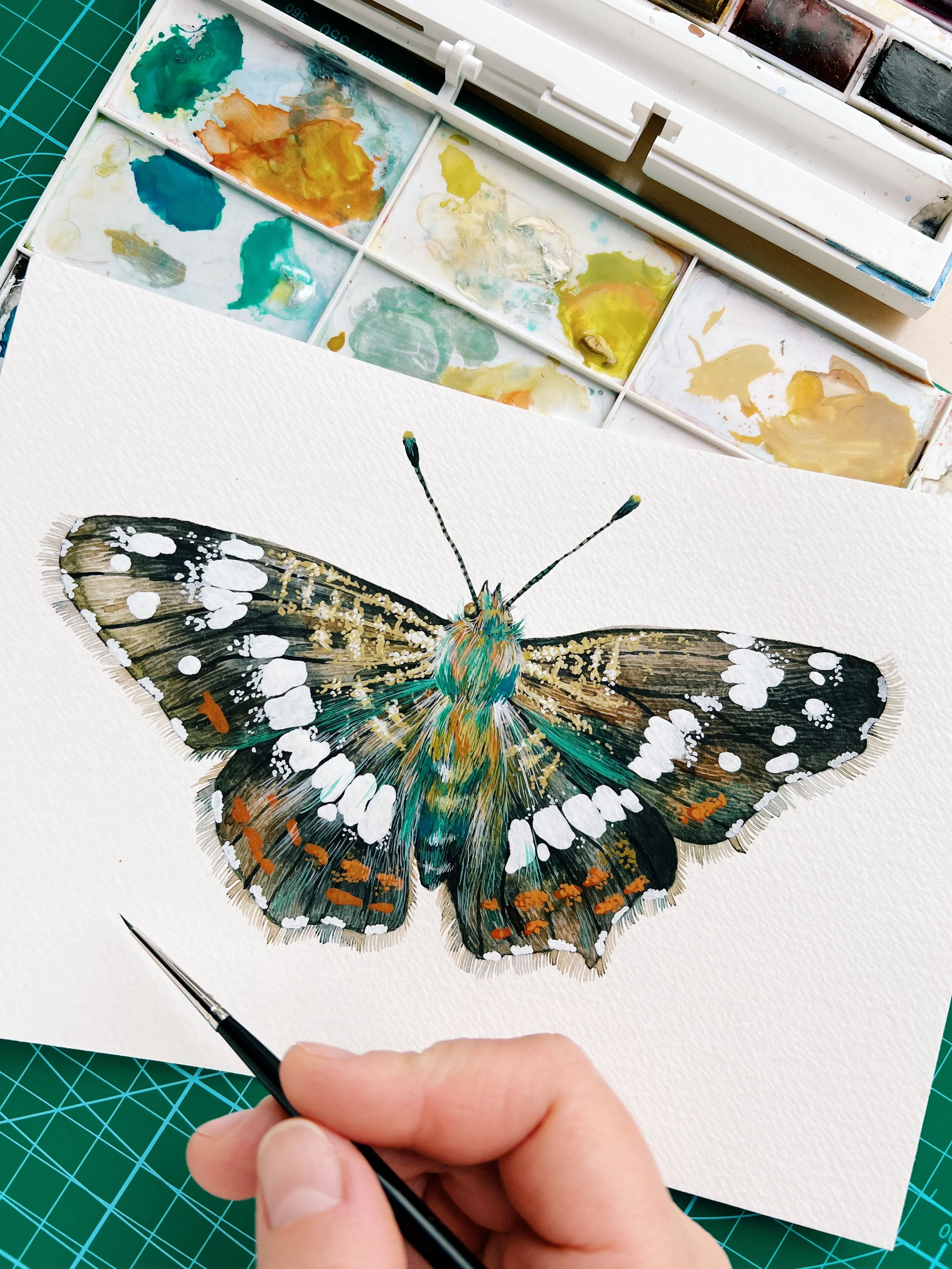 Rita Gould watercolour artist, designer and watercolour teacher