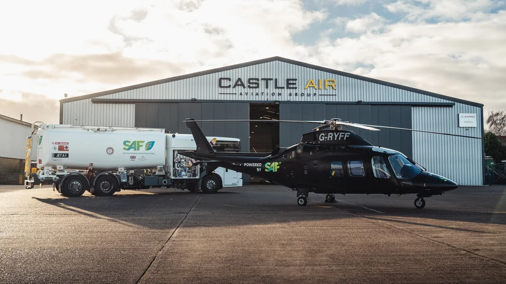 London Heli Shuttle Marks First Sustainable Aviation Fueled Flight ...