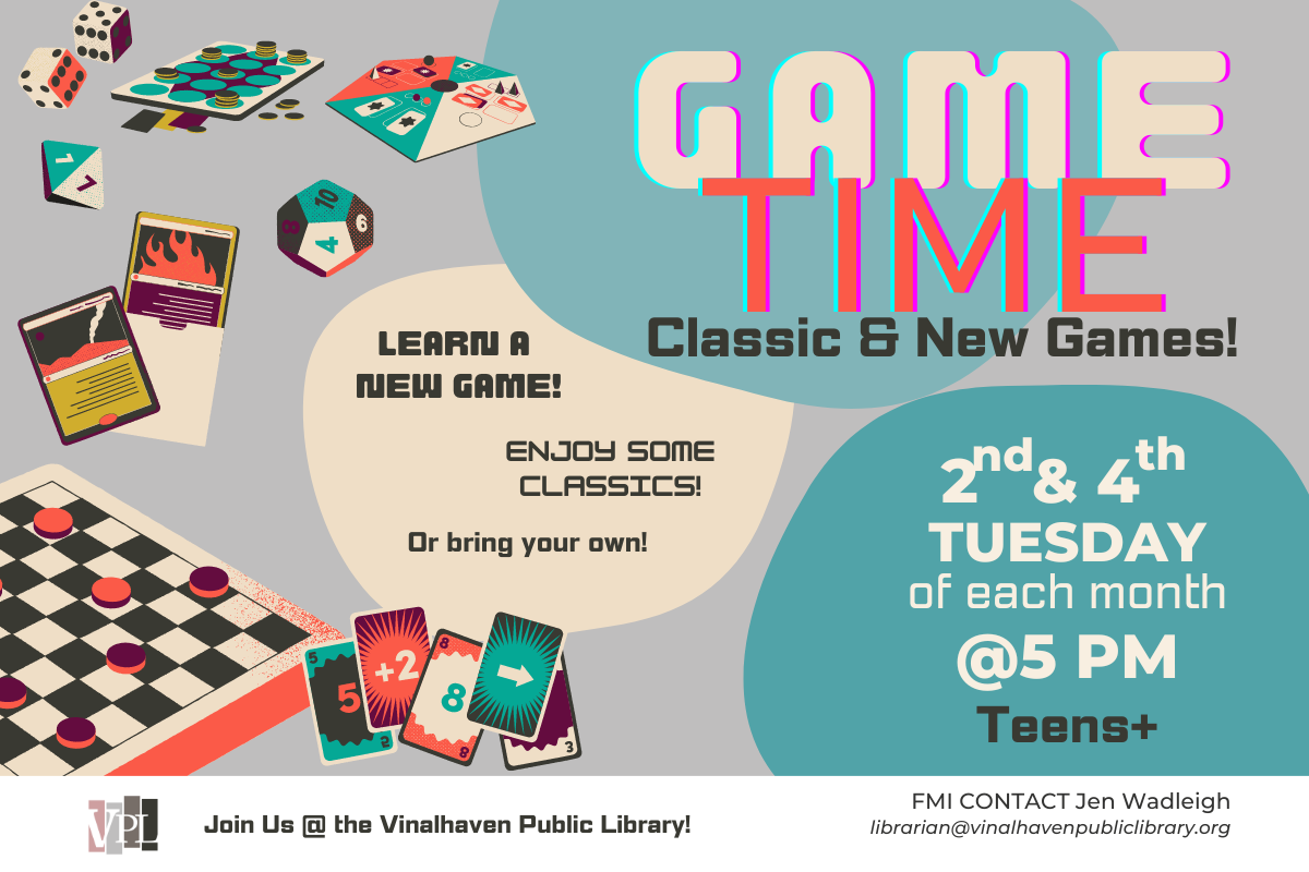 Teen and Adult Events — Vinalhaven Public Library