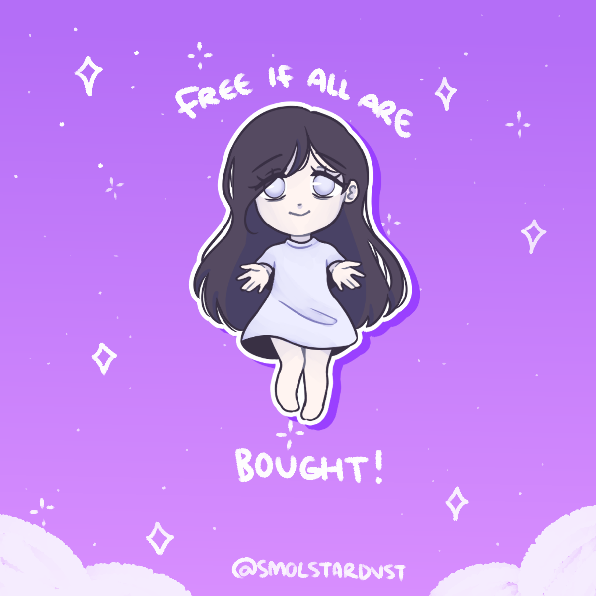 OMORI ★ FARAWAY TOWN | Vinyl Matte Stickers — smolstardvst