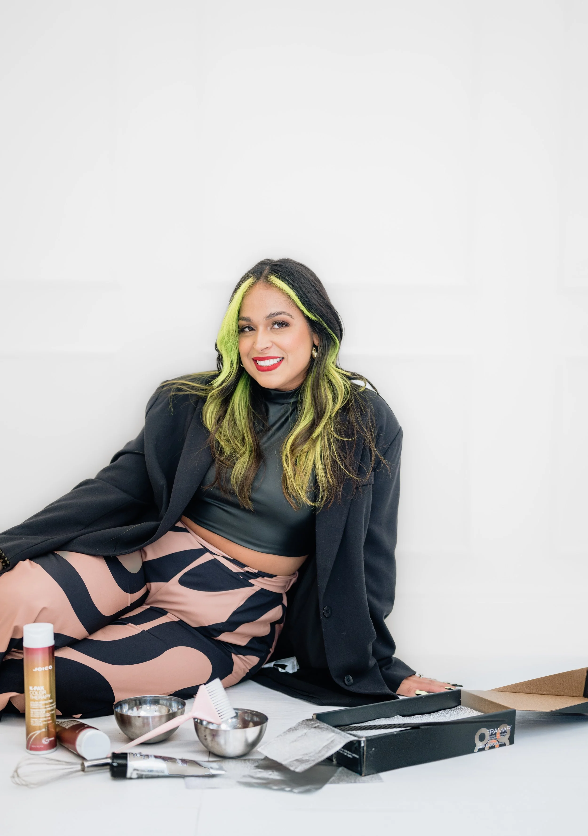 Hair Stylist Brand Photoshoot — The Vibe Creative
