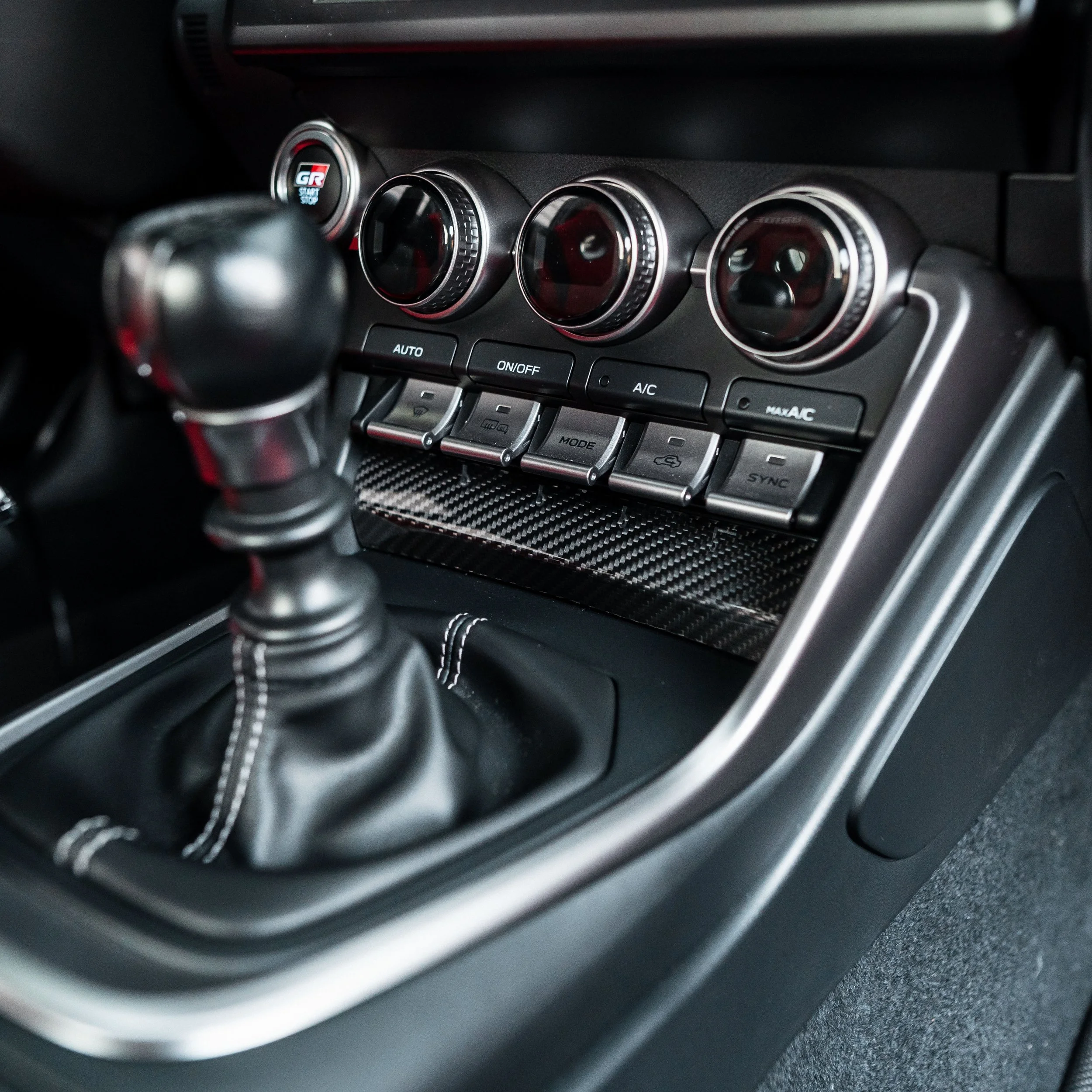 22+ GR86/BRZ Carbon Fiber Switch Panel Cover — driven.media