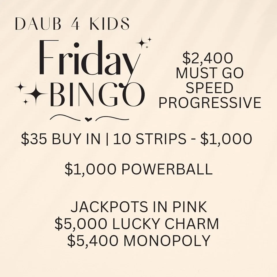 Daub 4 Kids Bingo
