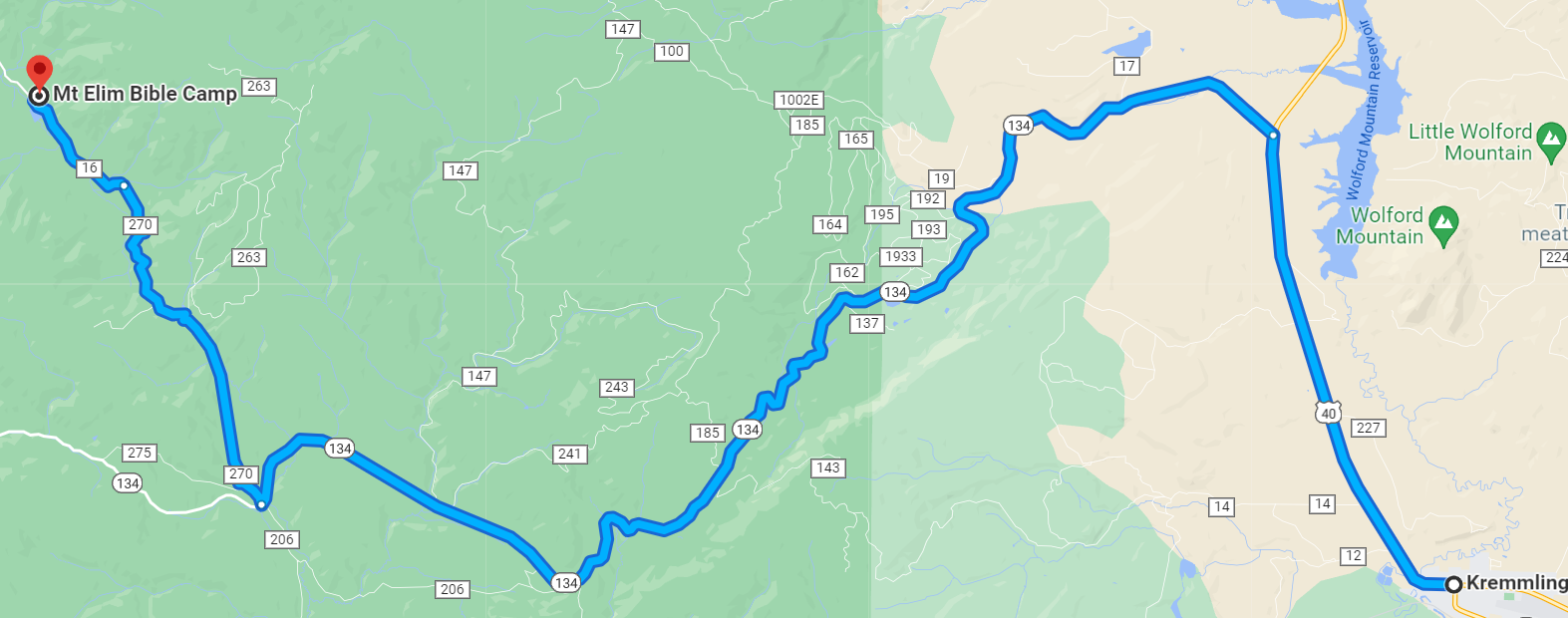 Find us — Mt. Elim bible camp and retreat center