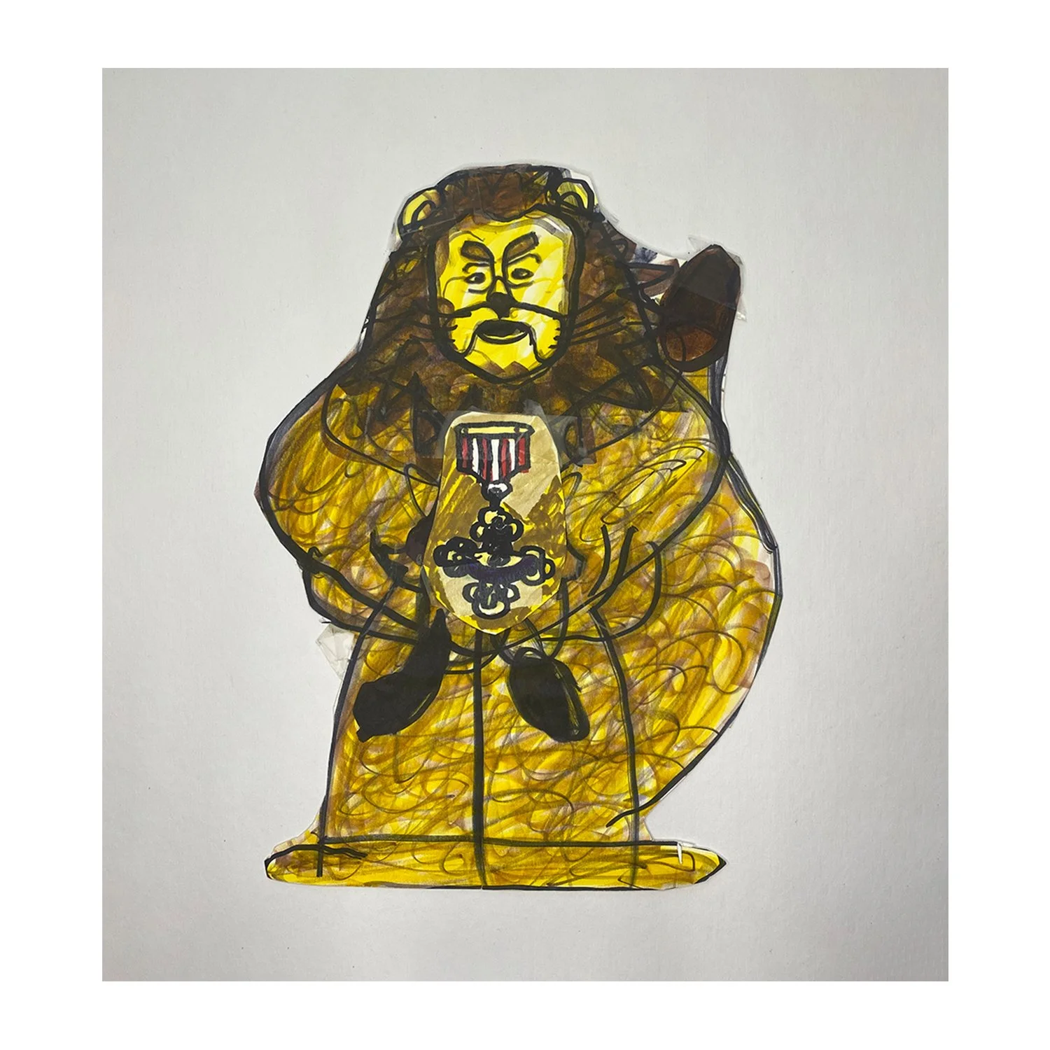 Cowardly Lion Drawing