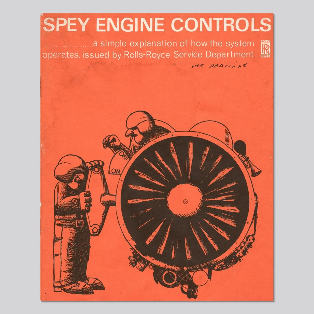 Spey Engine Controls - Rolls-Royce (1967) — Modern Illustration