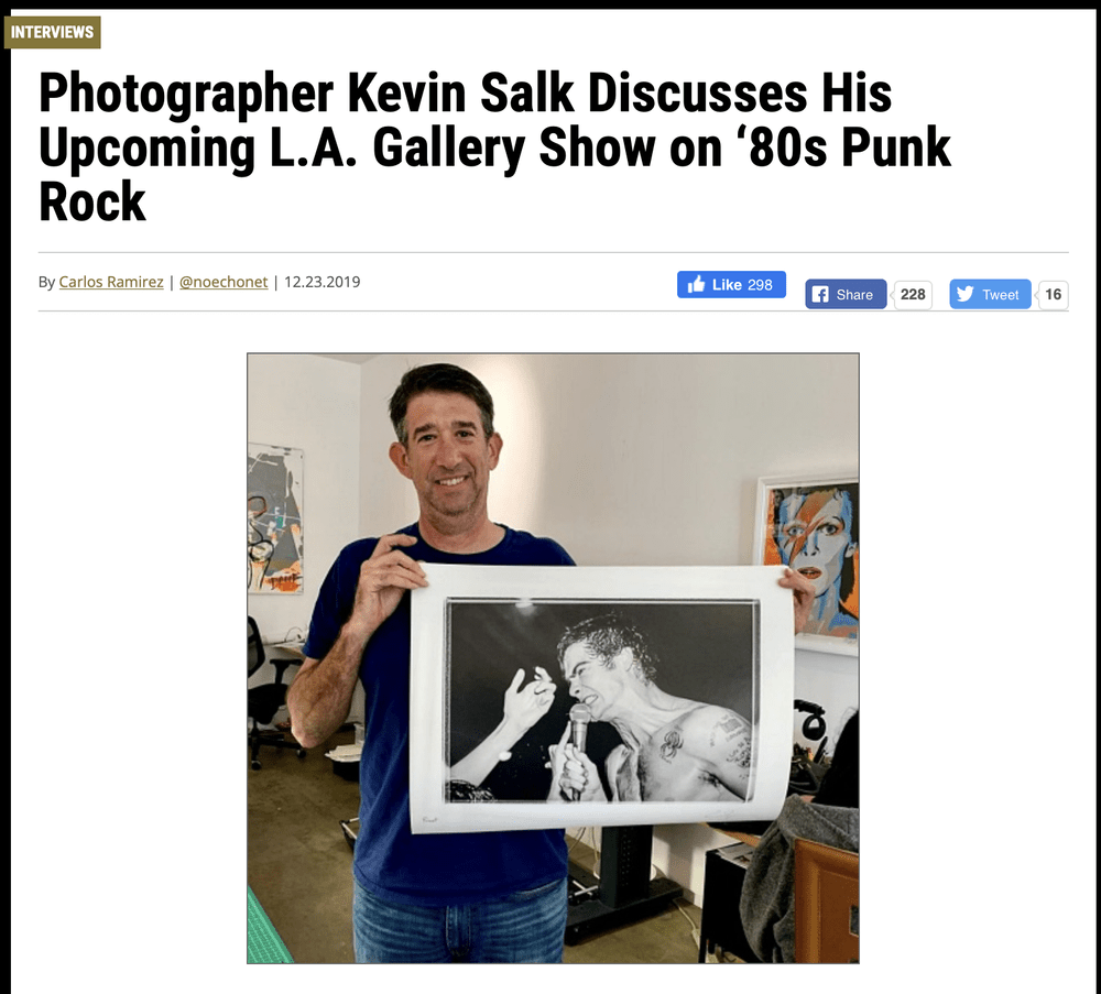 Interviews with Kevin Salk — Kevin Salk Photography
