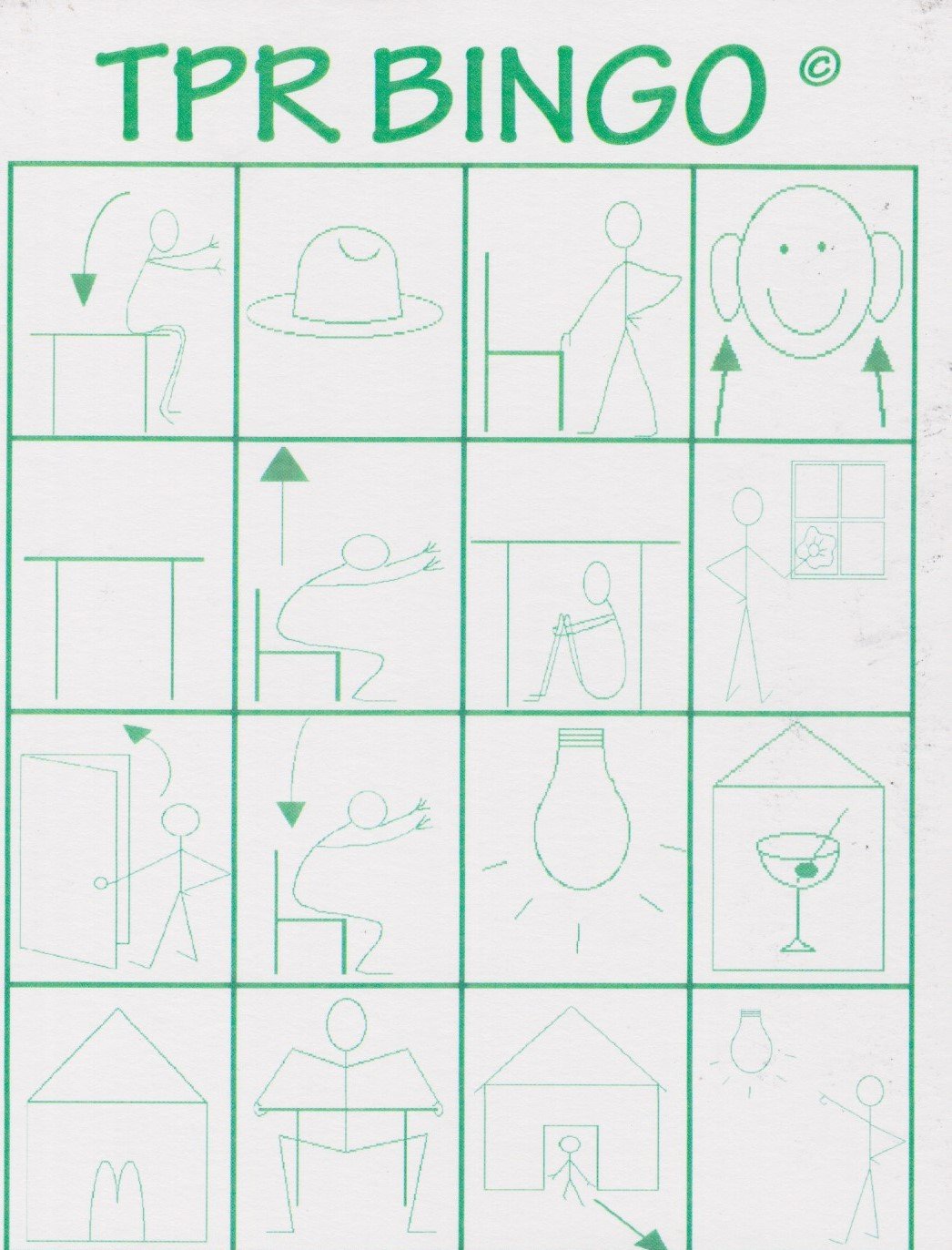 TPR Bingo — TPR World