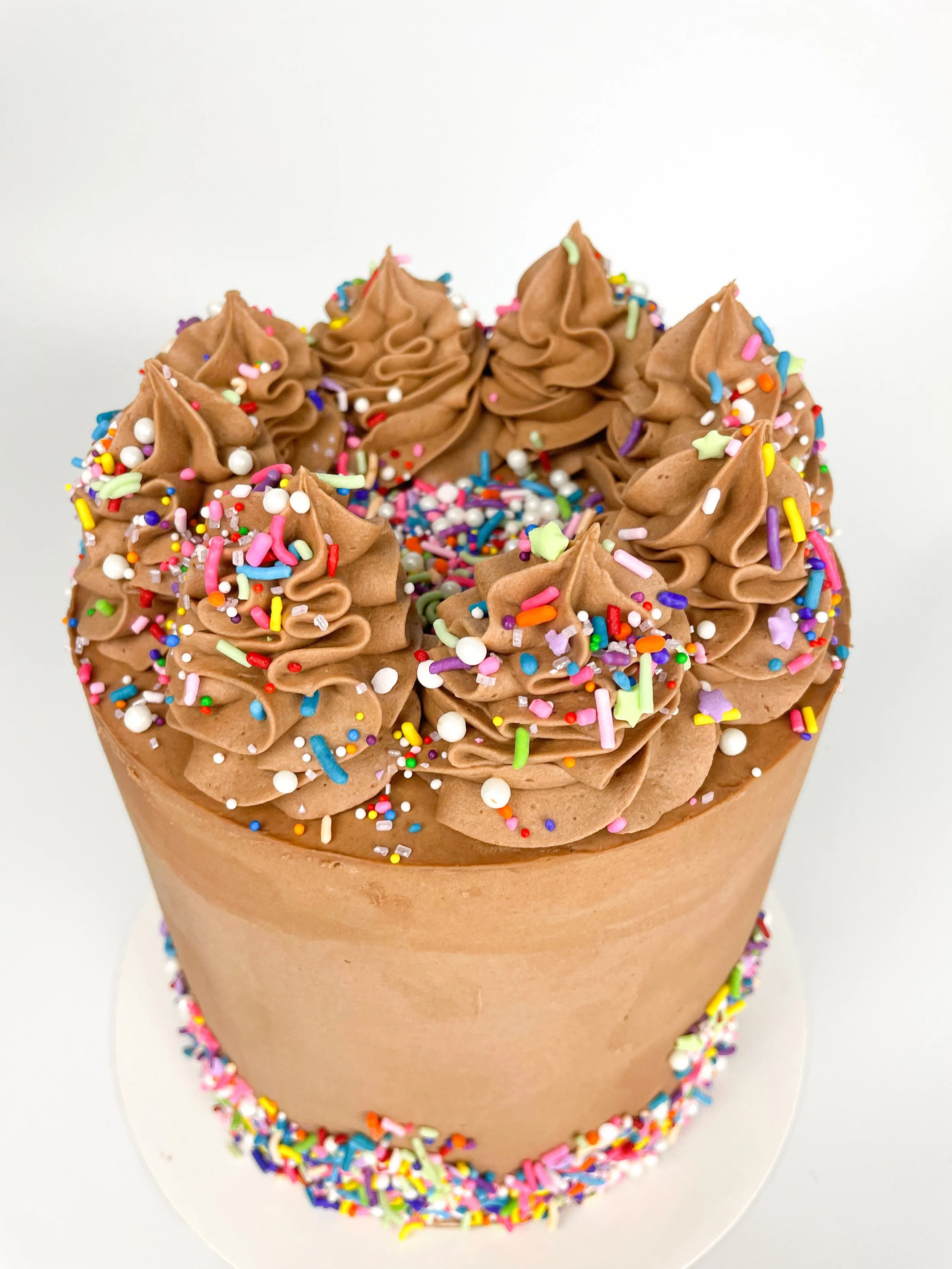 Classic Celebration Sprinkle Cake — Huckleberry Bakes