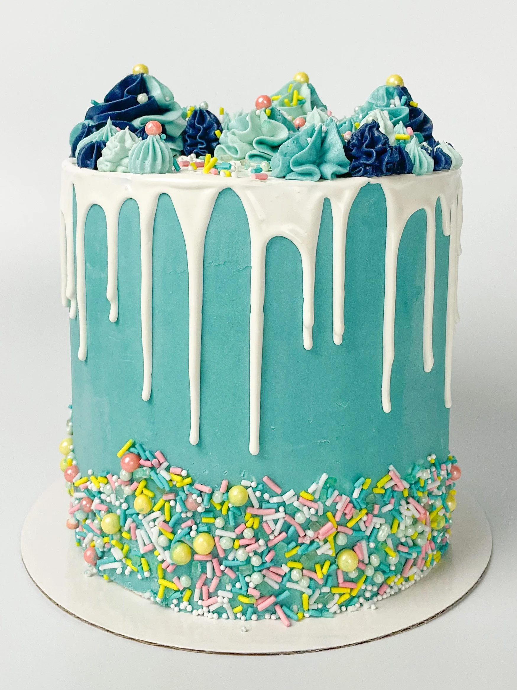 Sprinkle Drip Cake — Huckleberry Bakes