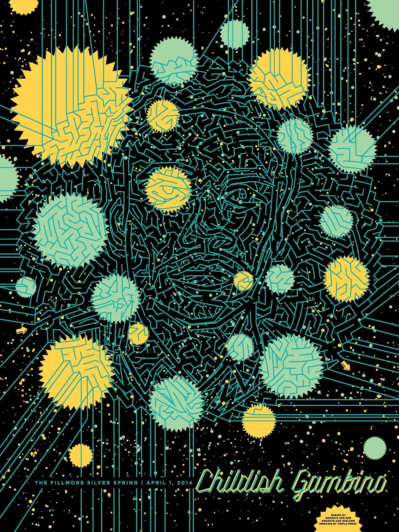 Concert Posters — Rockets are Red