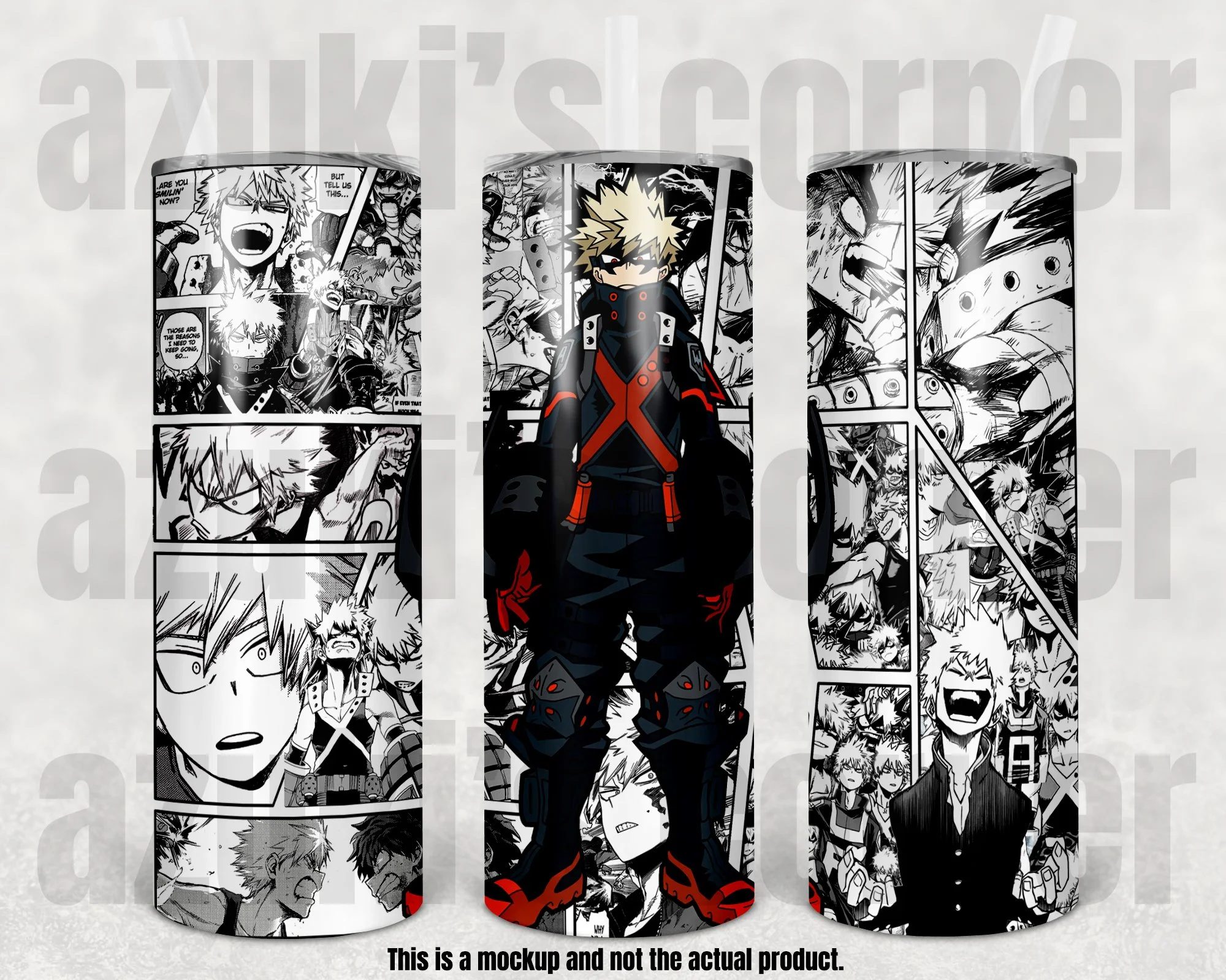 Stain Chibi Anime Sticker — Azuki's Corner