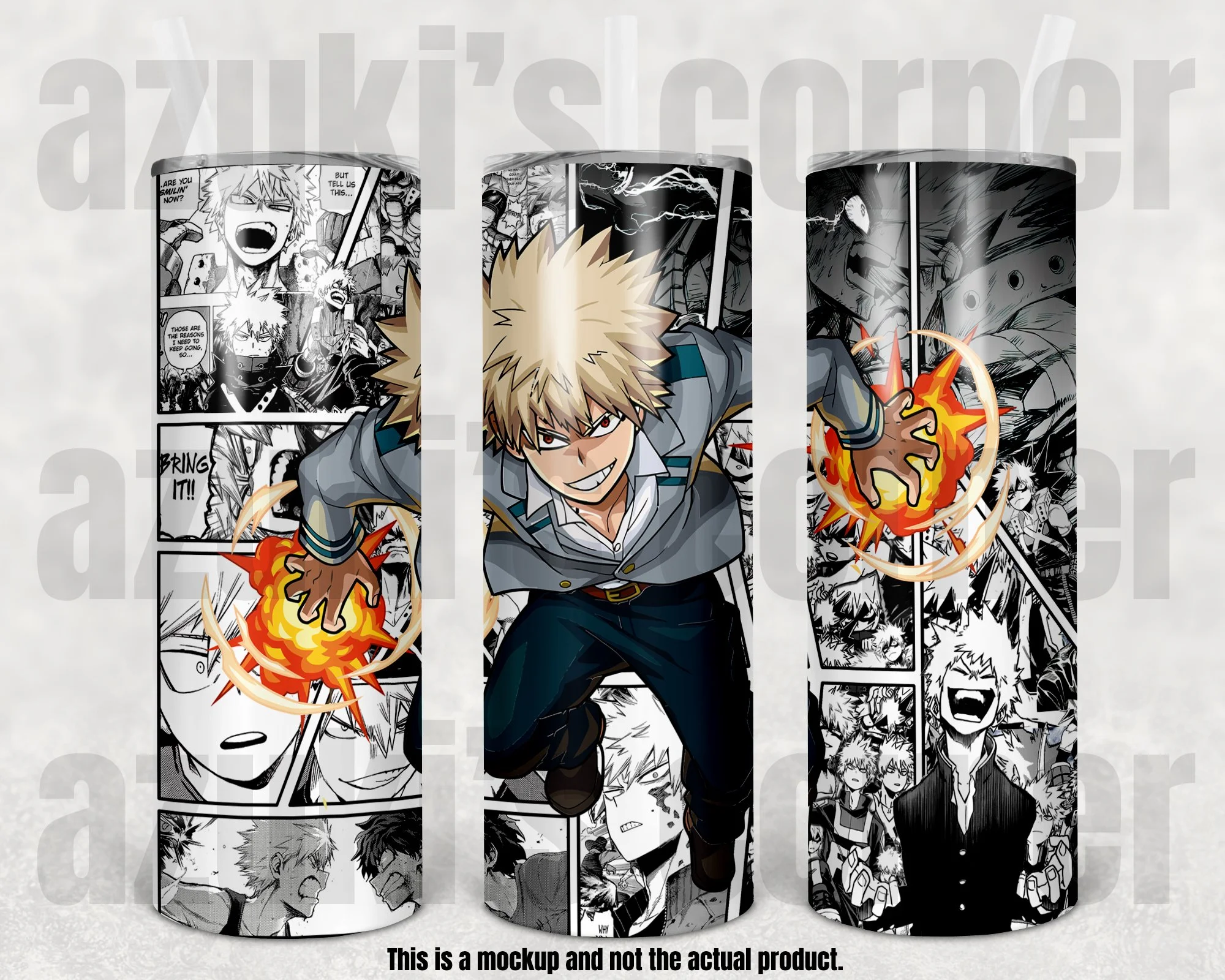 Stain Chibi Anime Sticker — Azuki's Corner