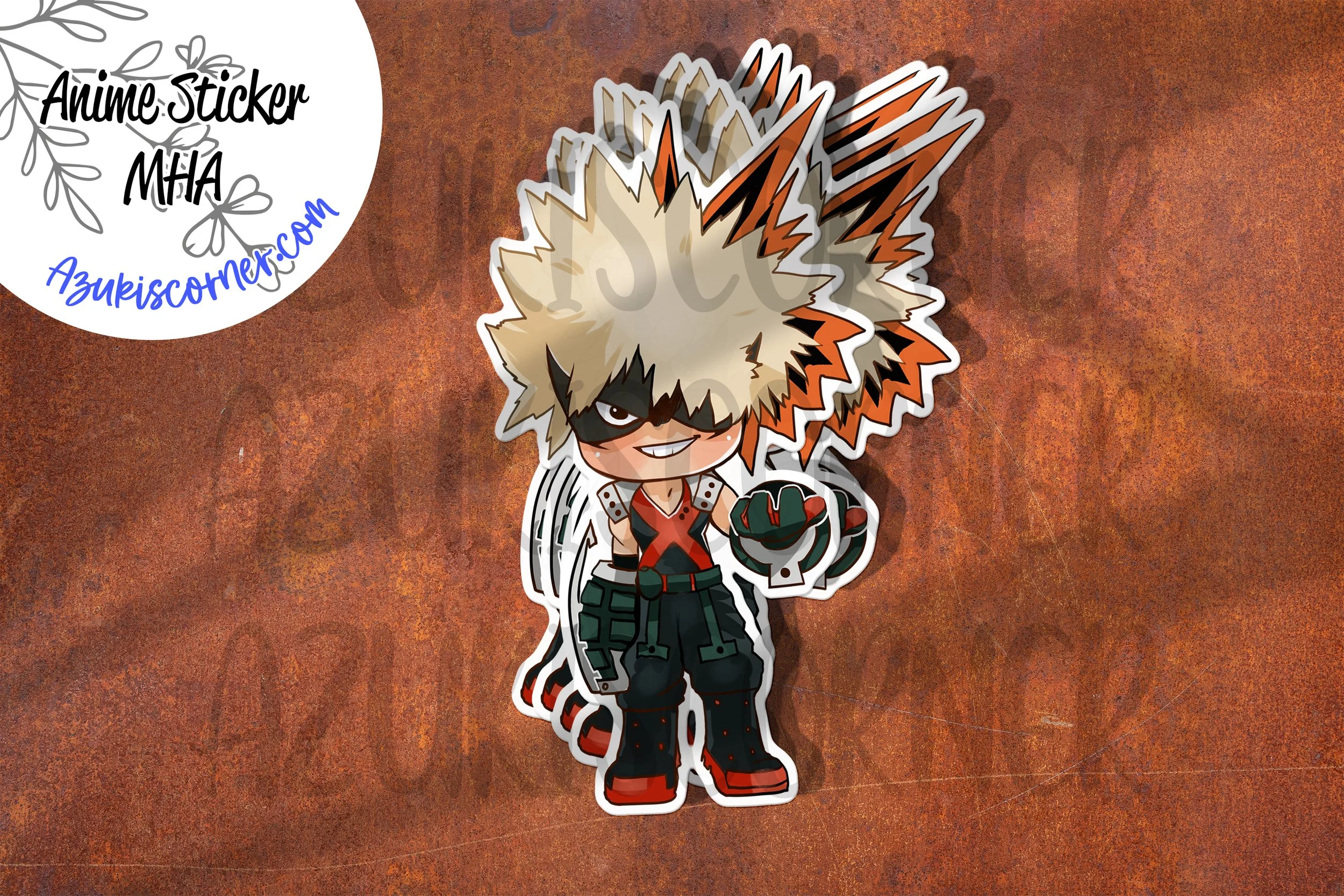 Stain Chibi Anime Sticker — Azuki's Corner