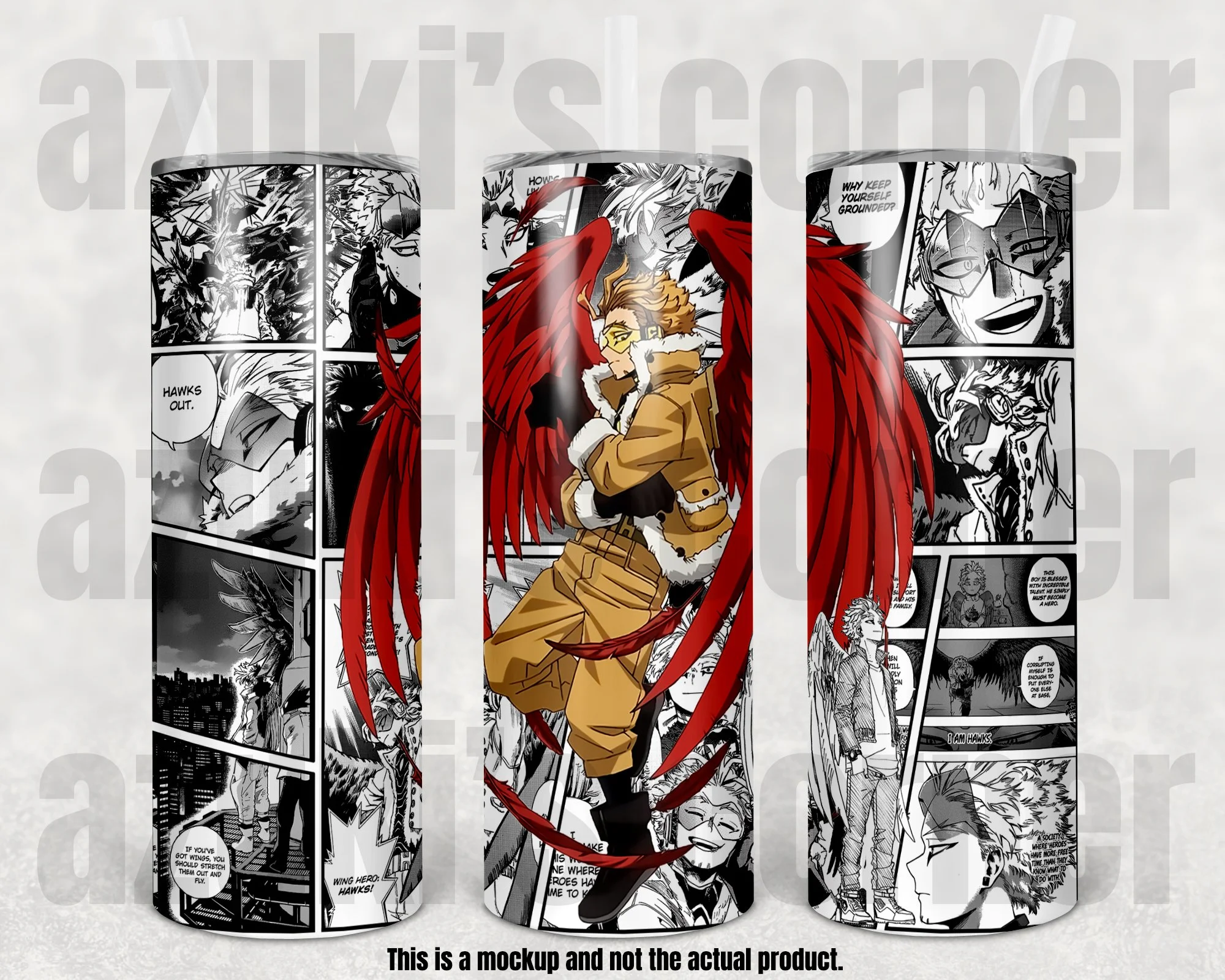 Stain Chibi Anime Sticker — Azuki's Corner