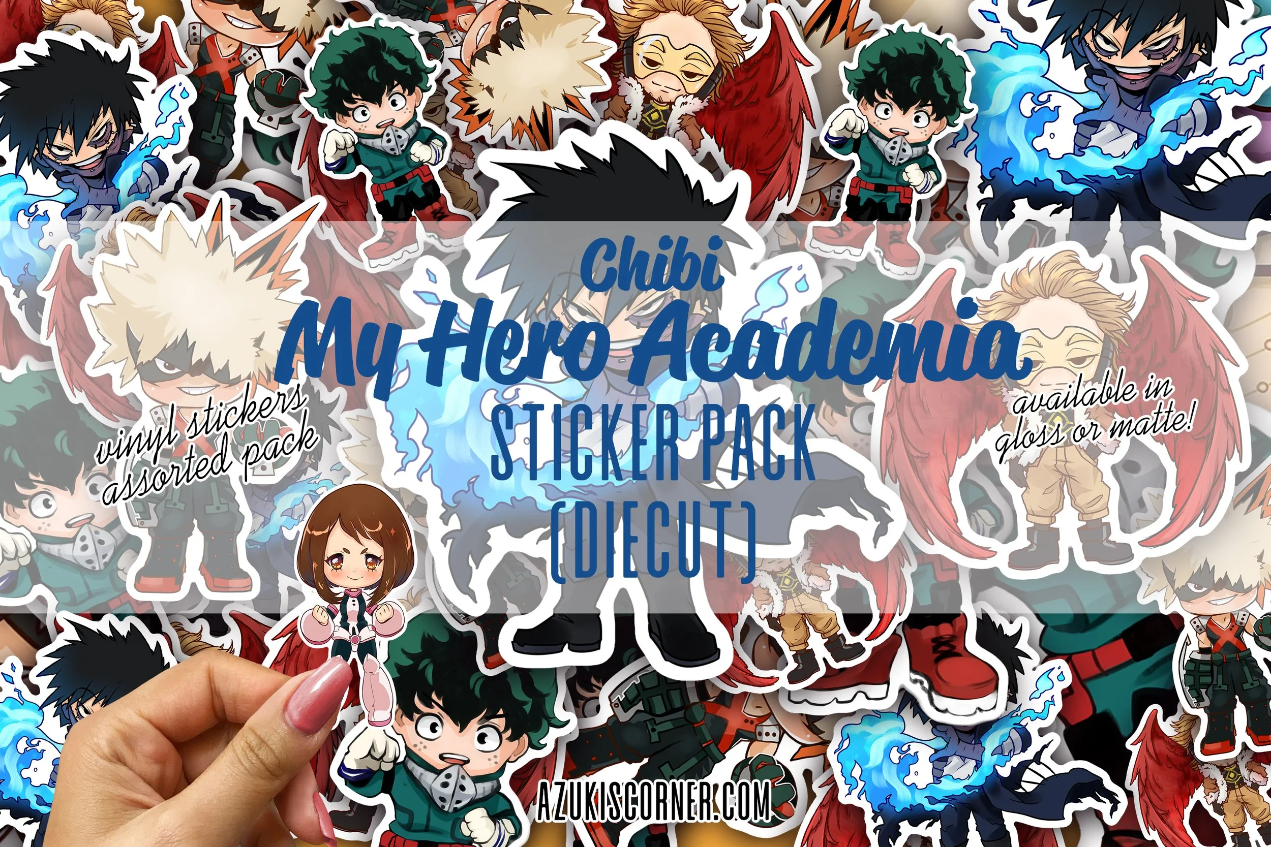 Mirko Chibi Anime Sticker — Azuki's Corner