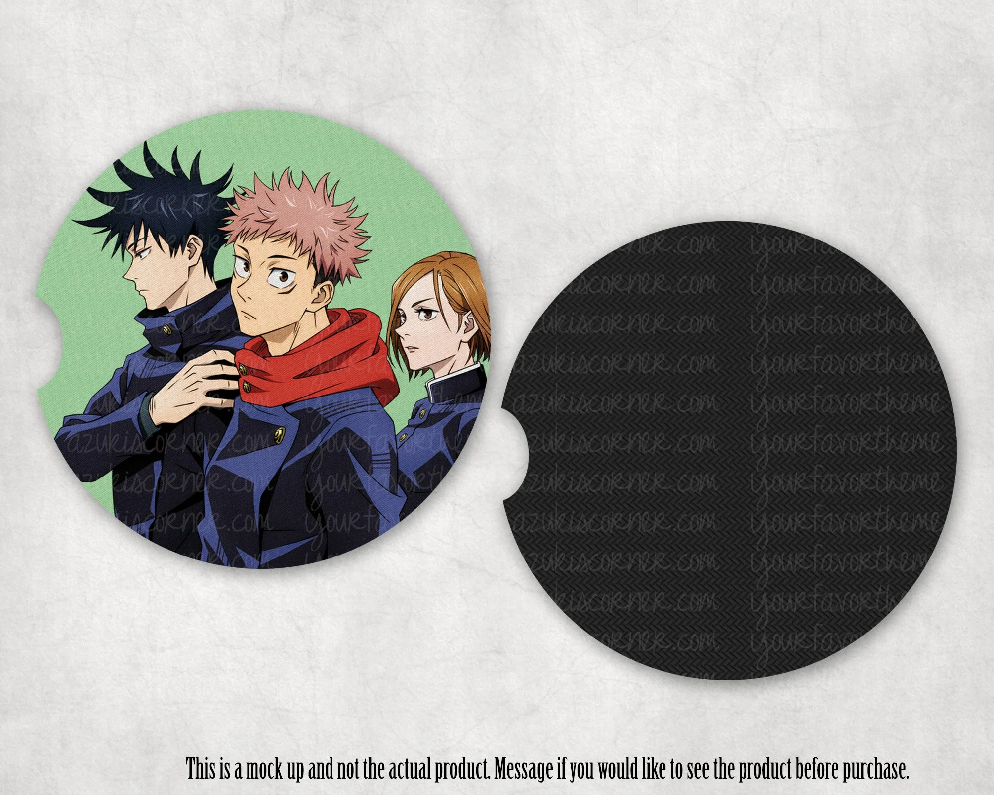 JJK Chibi Anime Sticker, Mini Sticker Sheet — Azuki's Corner