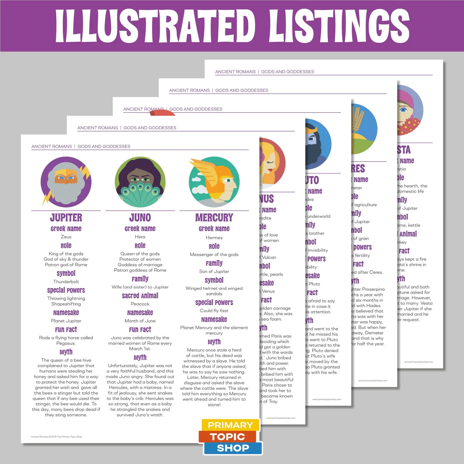 Ancient Roman Daily Life — Primary Topic Shop