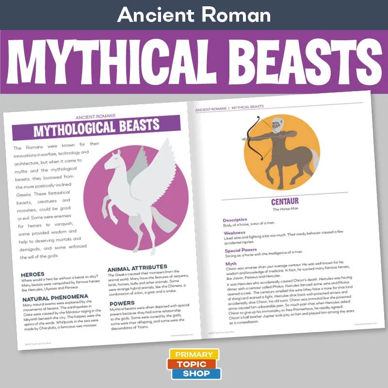 Roman Mythological Beasts — Primary Topic Shop