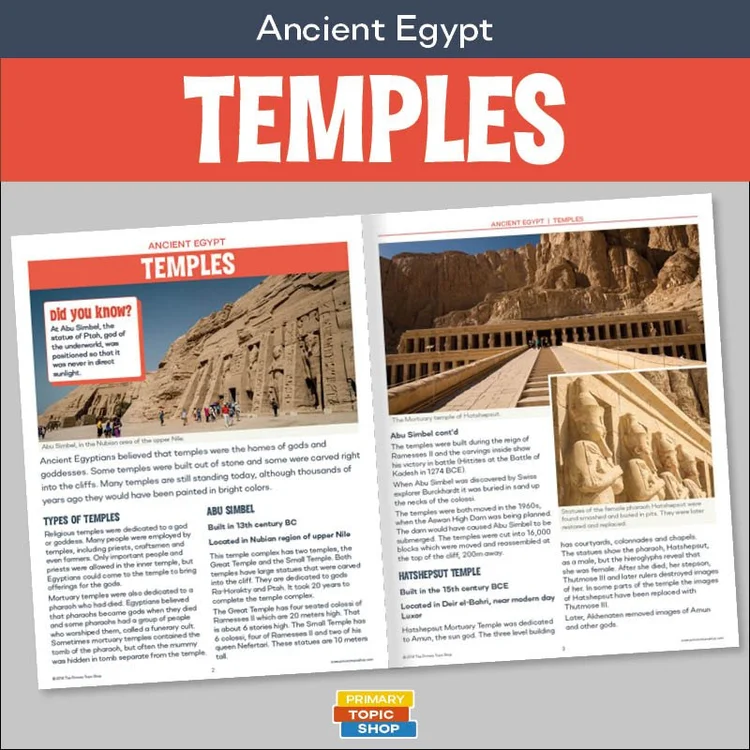 Ancient Egypt Bundle — Primary Topic Shop