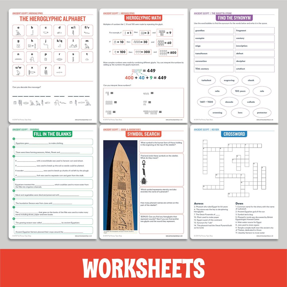 Ancient Egyptian Pharaohs — Primary Topic Shop