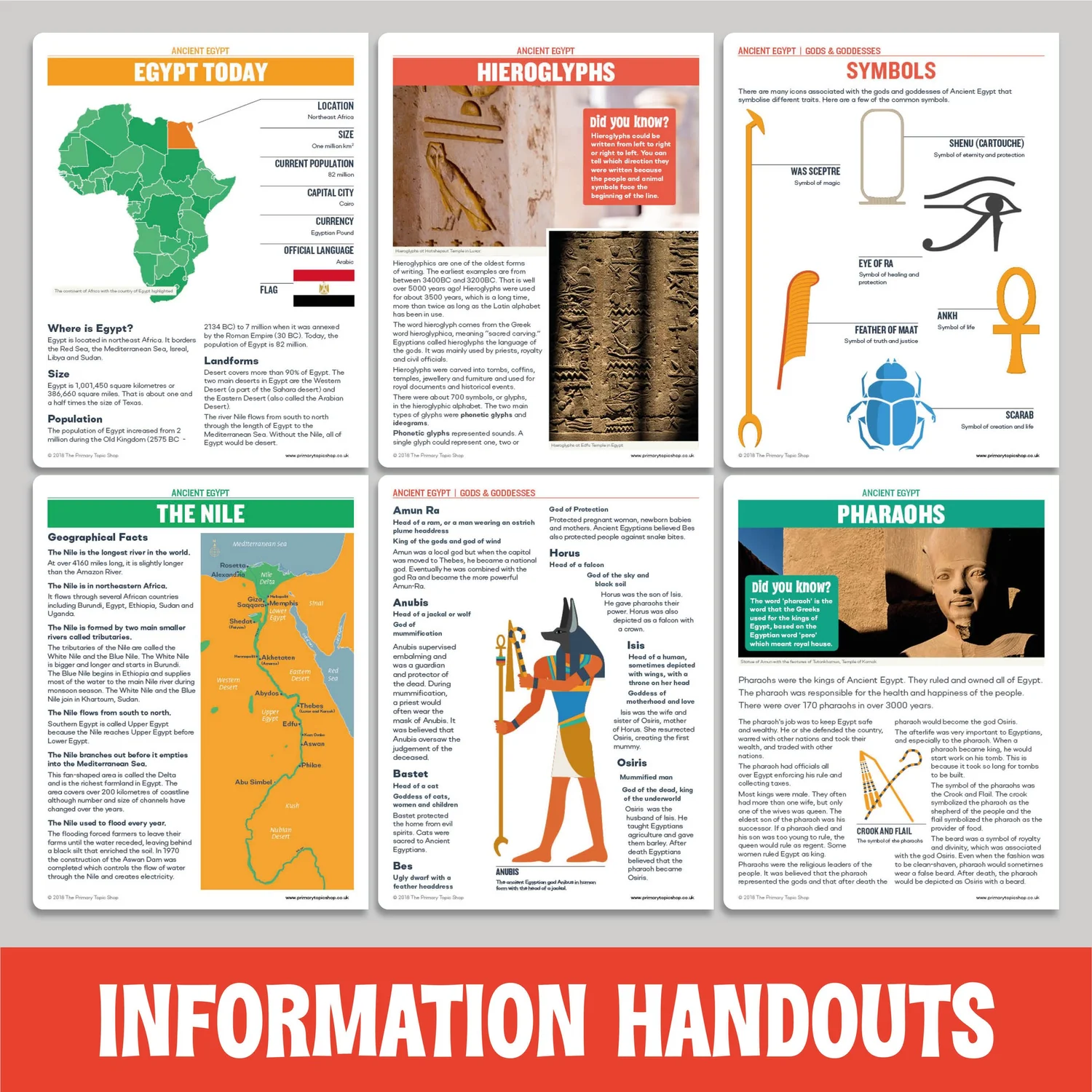 Ancient Egyptian Pharaohs — Primary Topic Shop
