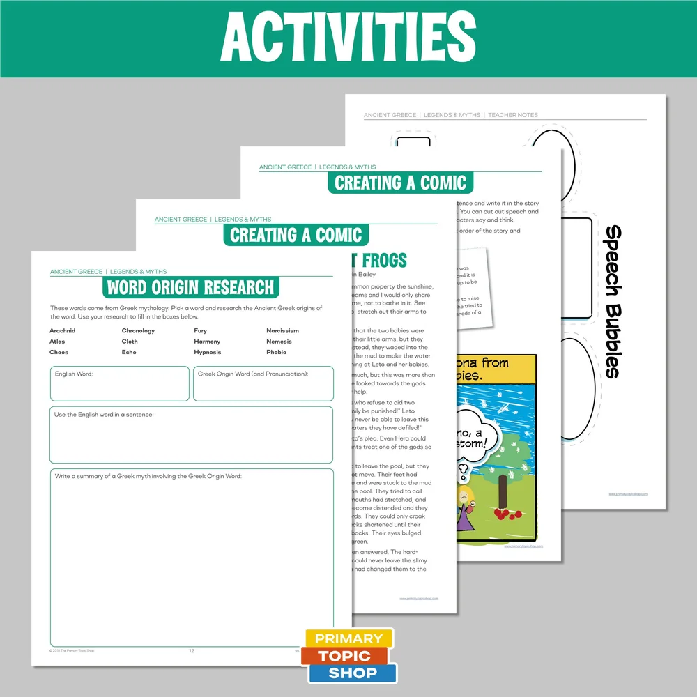 Ancient Greek City-States — Primary Topic Shop