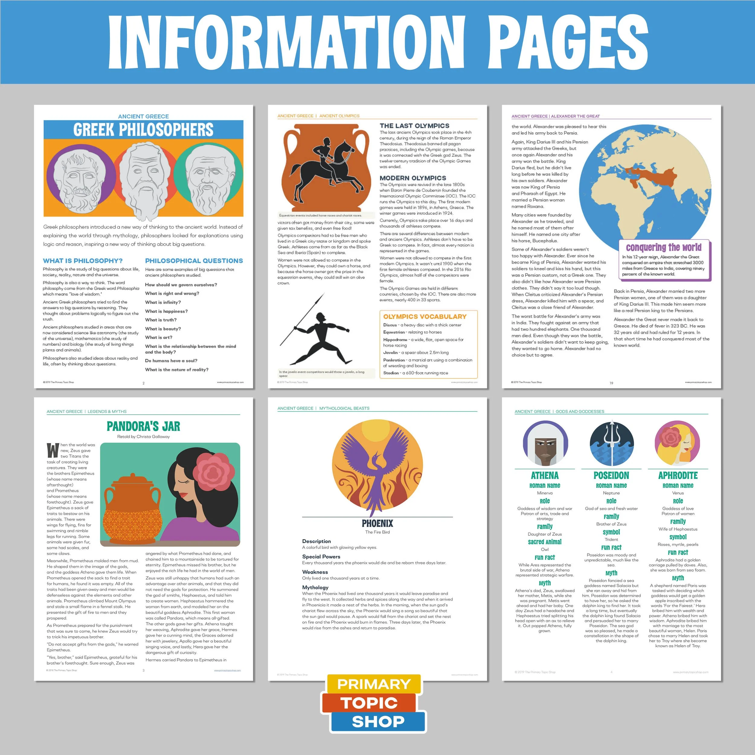 Ancient Greek Art, Architecture and Theatre — Primary Topic Shop